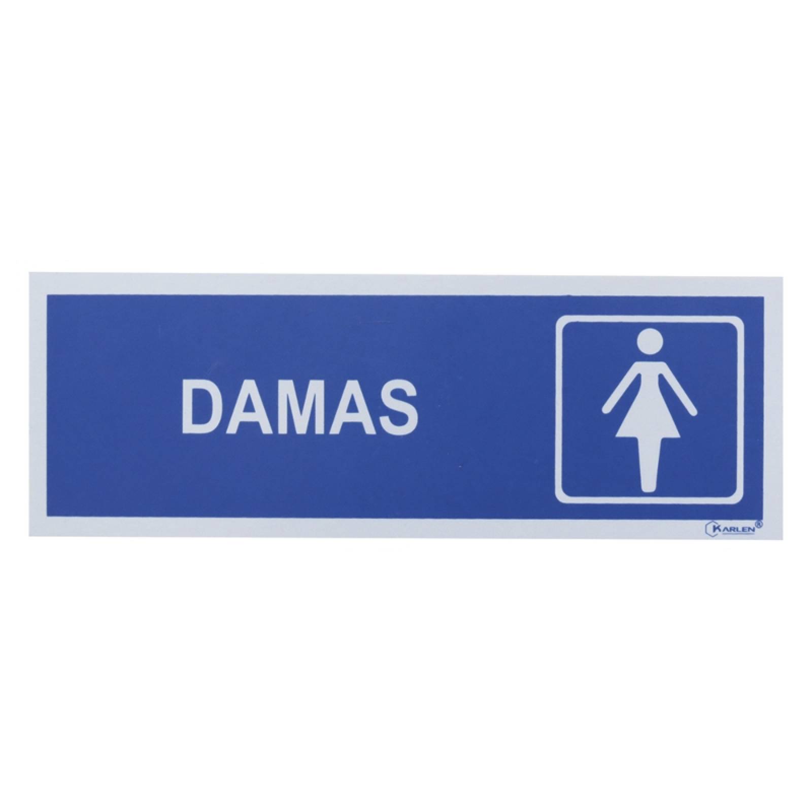 Letrero Señalización Damas