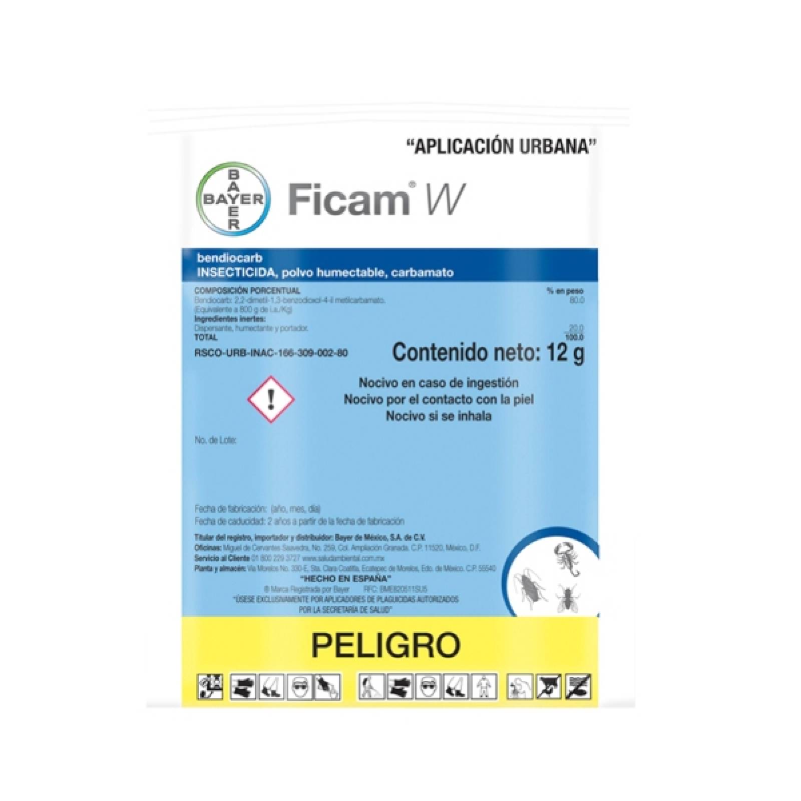 Insecticida FICAM Bayer 12gr