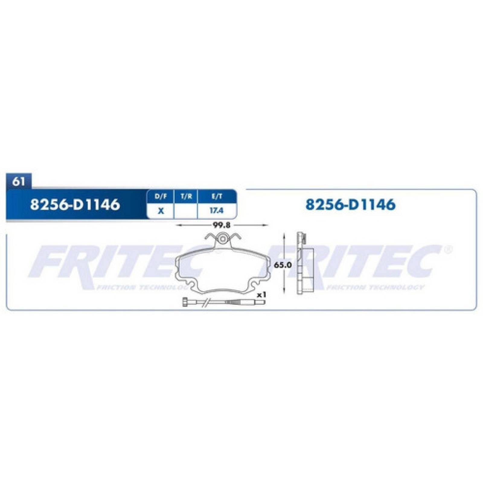 Balatas Delantero Stepway 2018 1.6l Ceramicas D1146 Fmsi