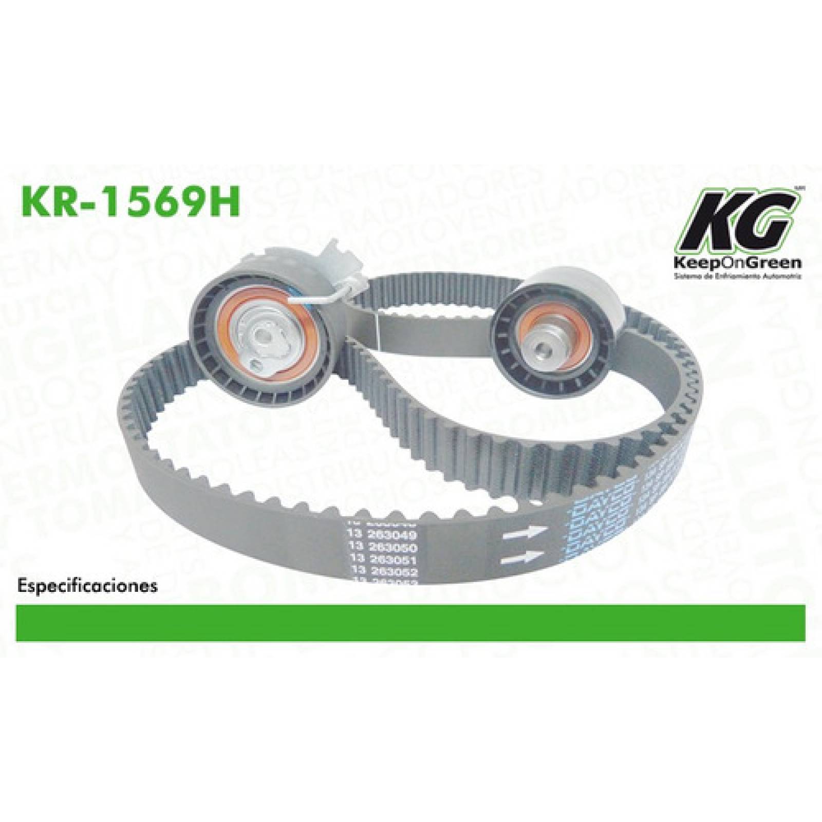 Kit De Distribucion Peugeot Partner Plc Pack 2007 Dohc 1.6l