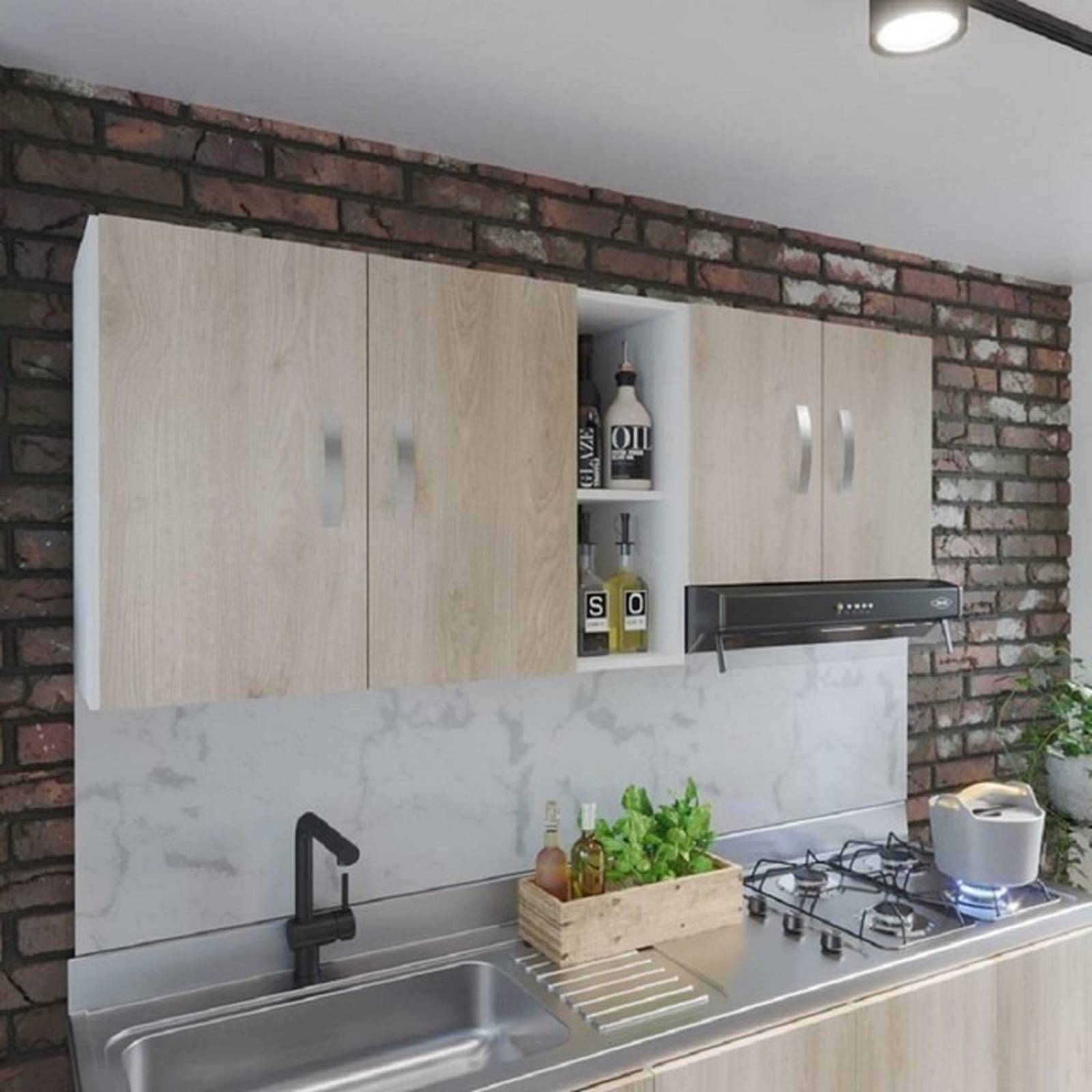 Mueble Superior De Cocina Color Rovere