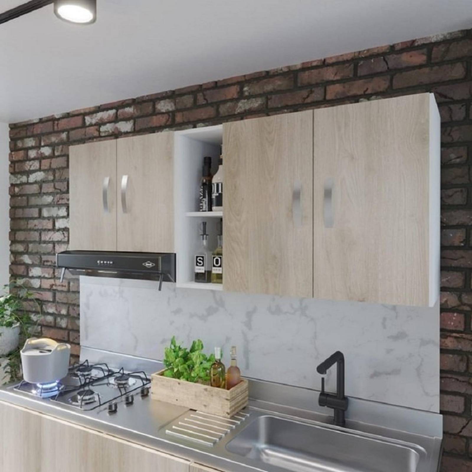 Mueble Superior De Cocina Color Rovere