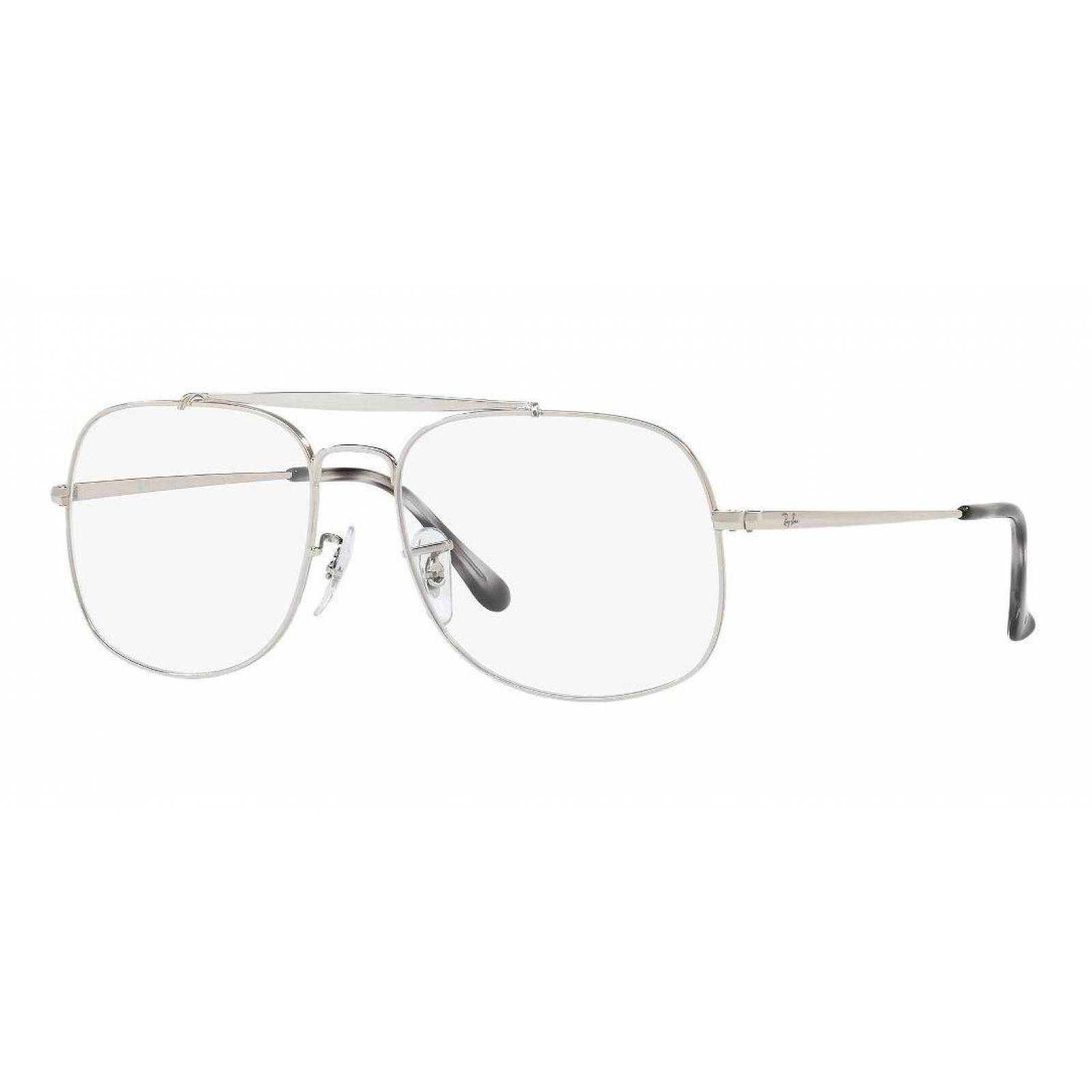 Ray Ban Oftalmico Rb6389 2501 The General Plateado Gris