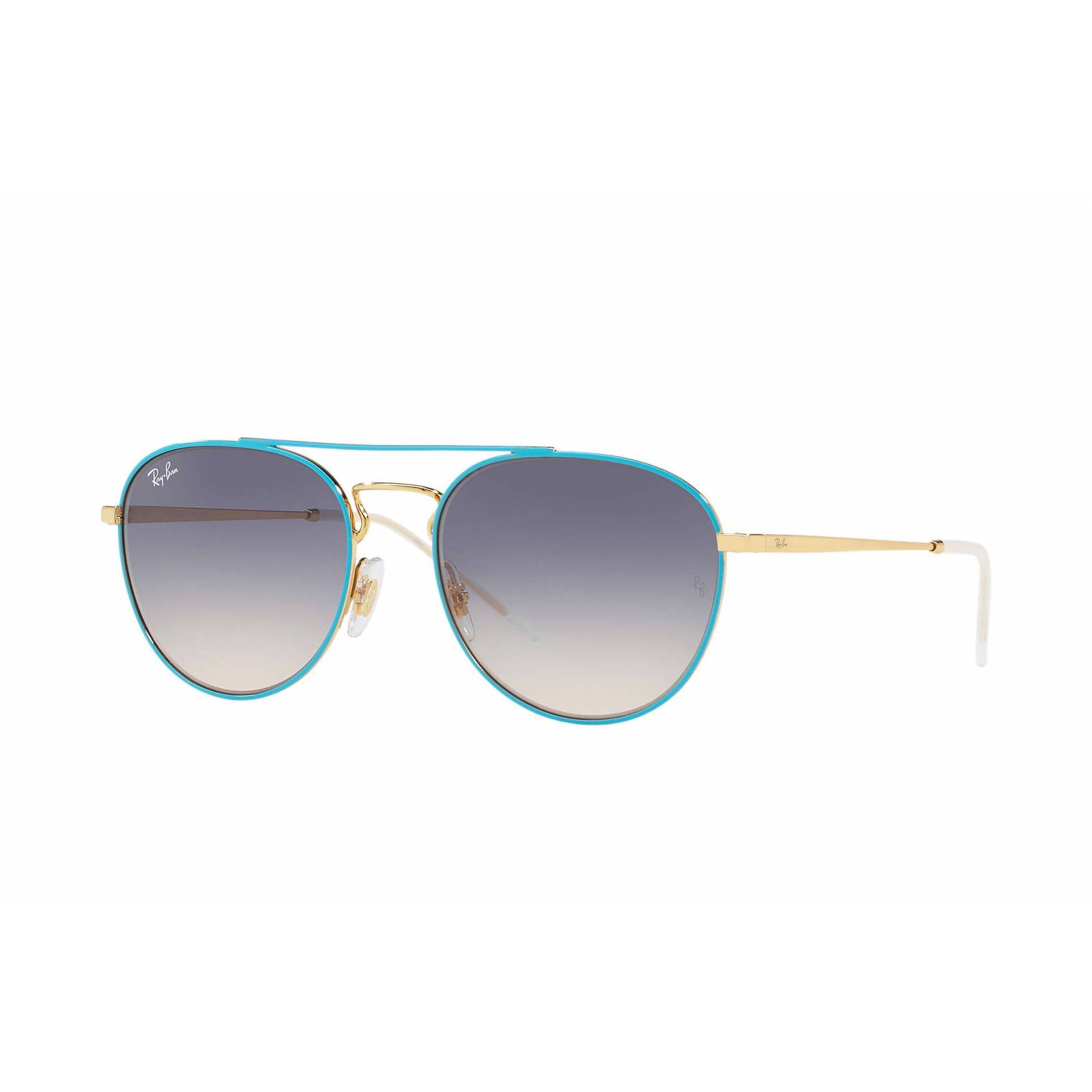 Ray Ban RB3589 9057I9 Round Azul Degradado Dorado