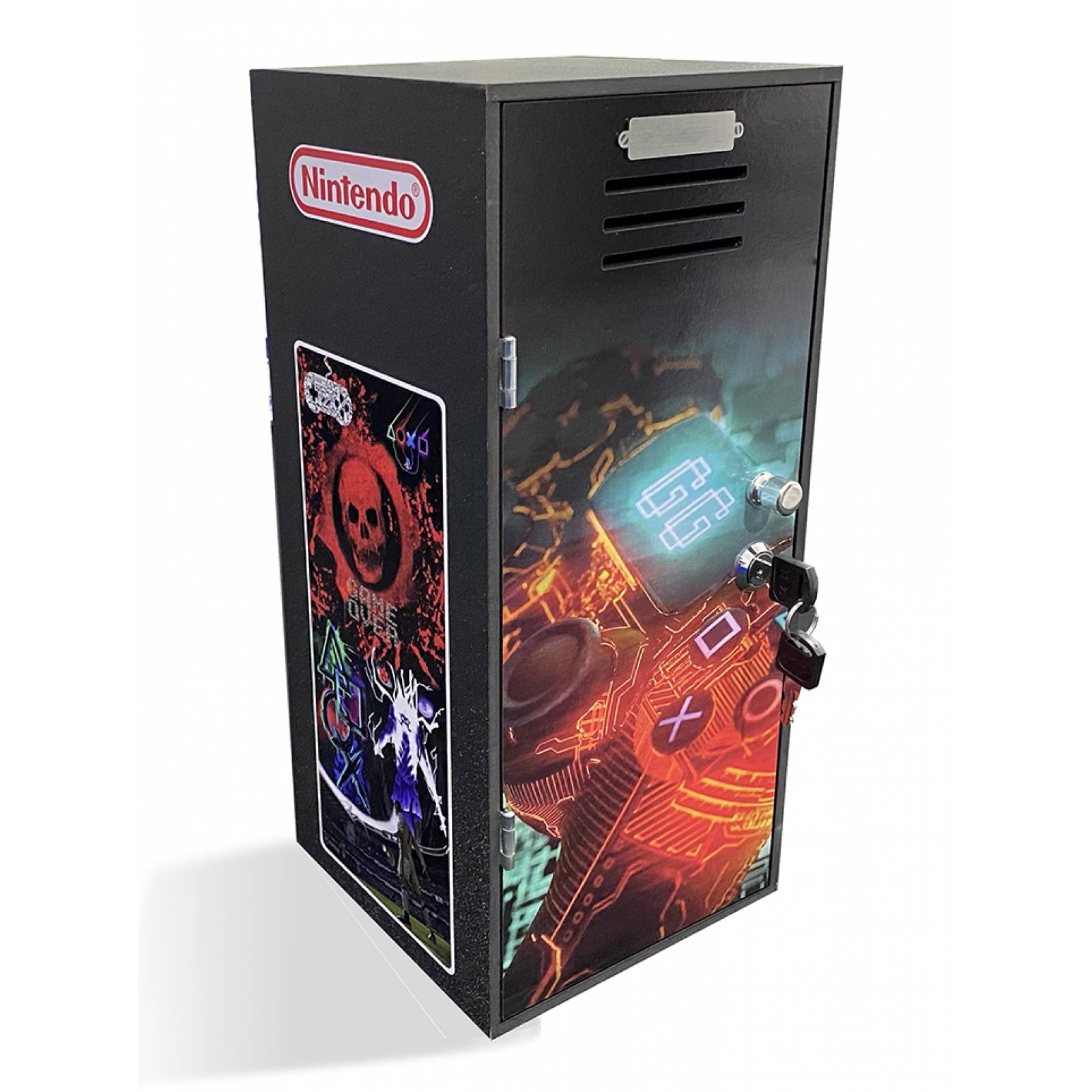 Gamer Mini Locker individual con llave de seguridad videojuegos regalo ...