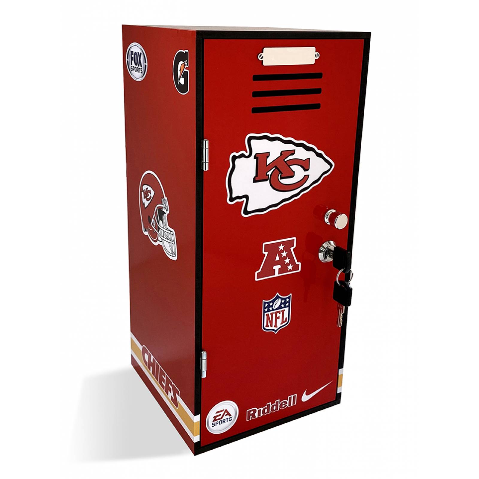 KANSAS CITY CHIEFS - Locker deportivo, decorado, individual con llave ...