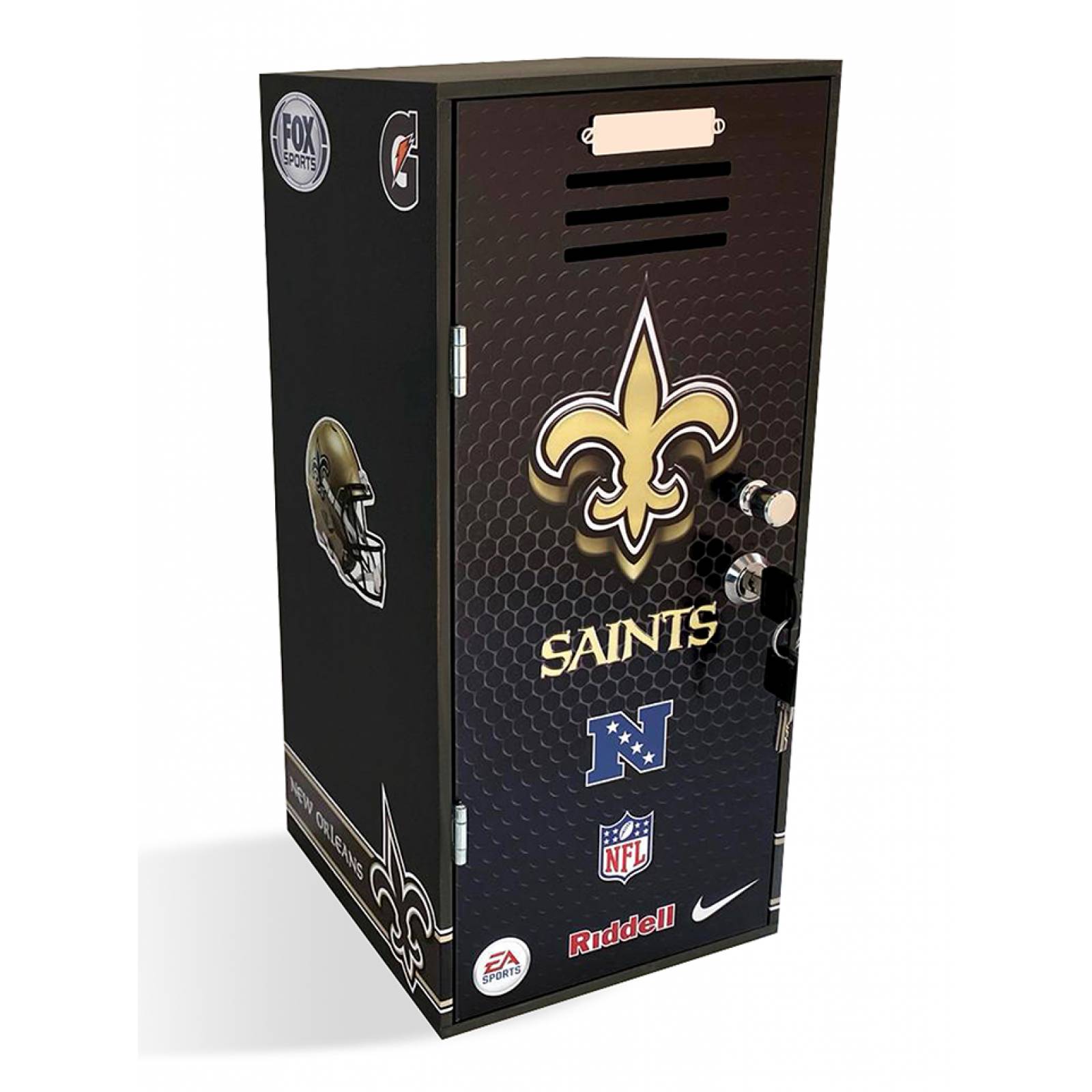 NEW ORLEANS SAINTS - Locker deportivo, decorado, individual con llave ...