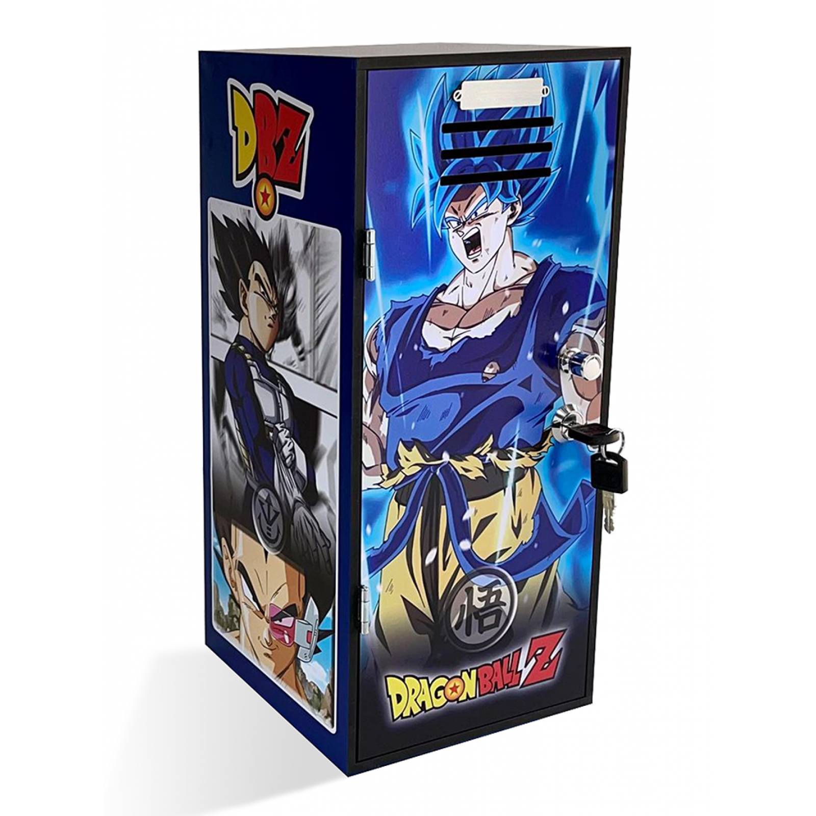DRAGON BALL Z - Locker decorado, individual con llave de seguridad.