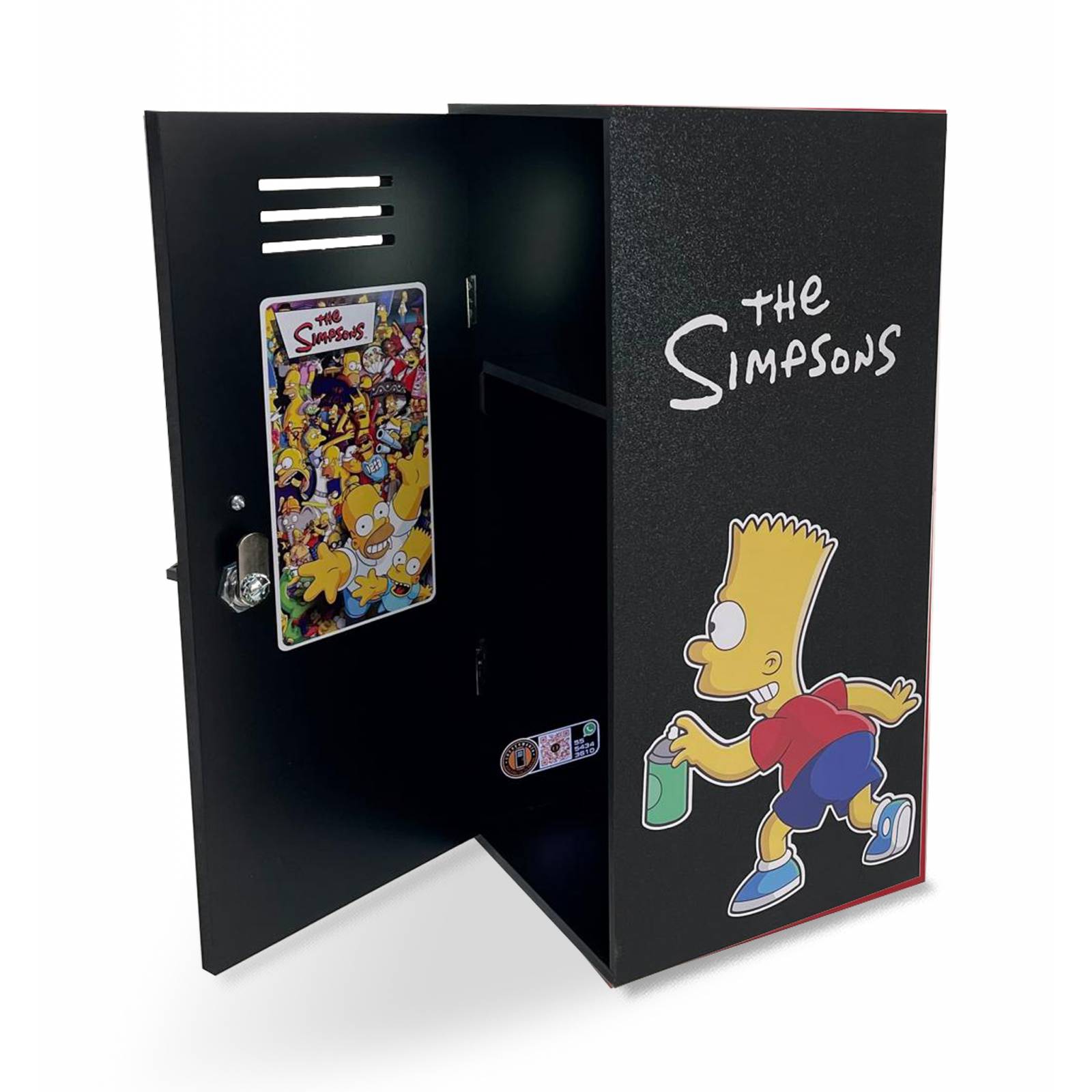 LOS SIMPSON - Locker decorado, individual con llave de seguridad ...