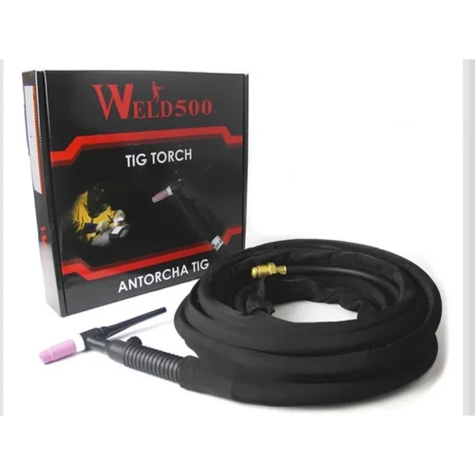 ANTORCHA TIG 26FV WELD-500 25FT 1 CABLES CON FUNDA
