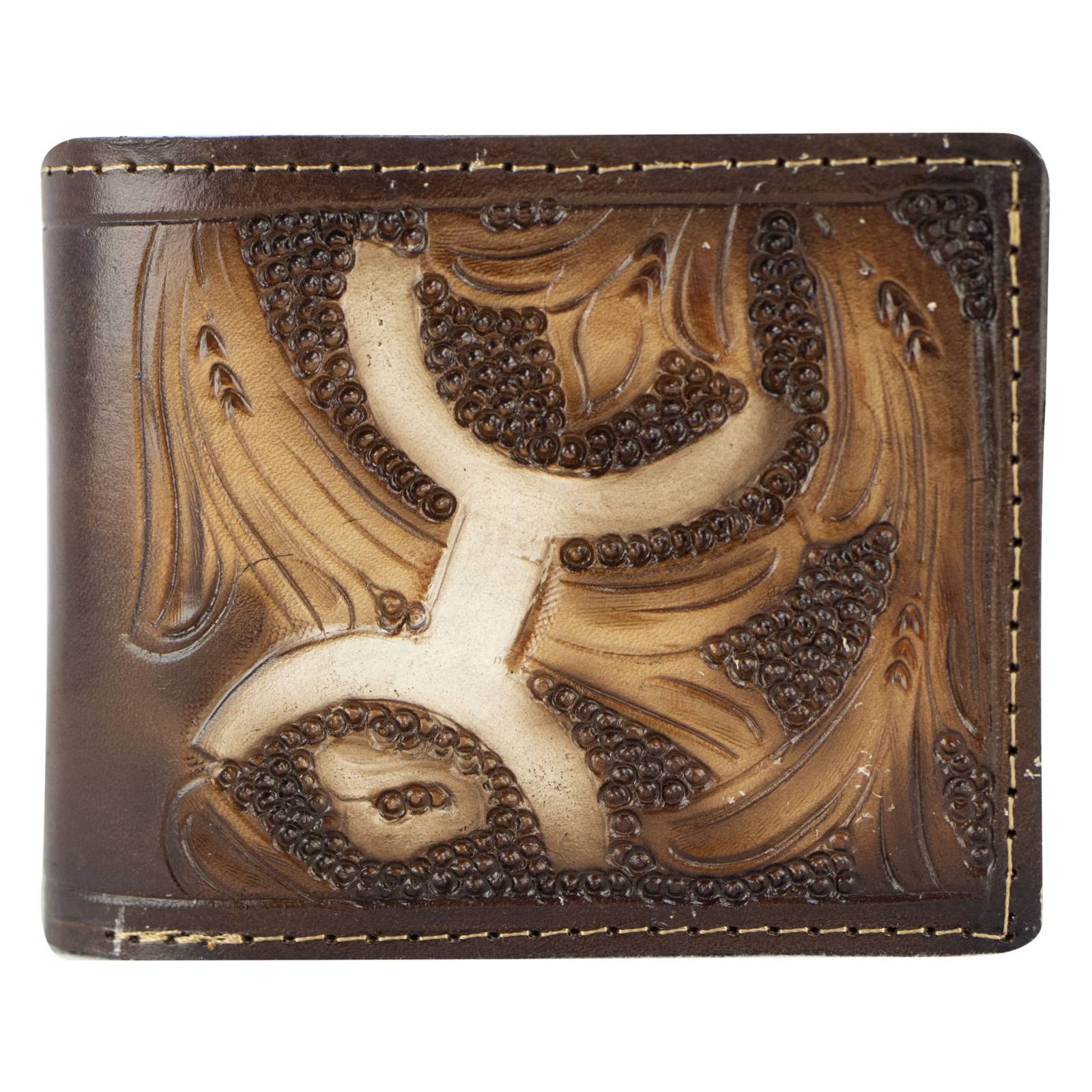 Cartera Para Caballero Café Piel Cincelada Rupestre Piel Nicolás Nueva ...