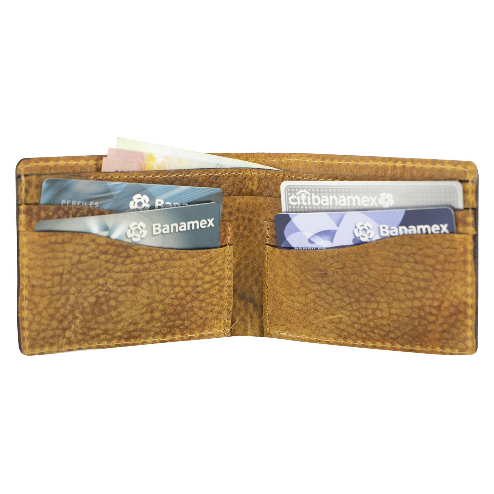 Cartera Para Caballero Café Piel Cincelada Rupestre Piel Nicolás Nueva ...