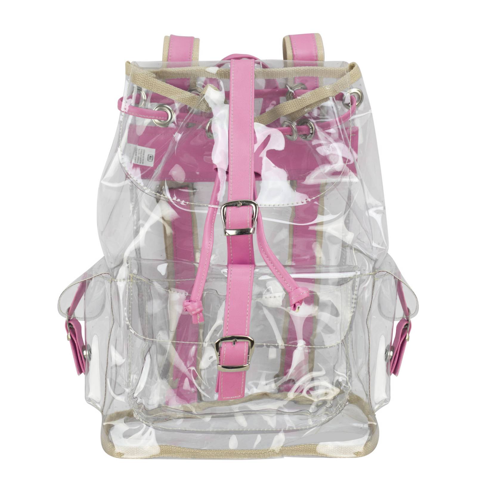 Mochila Para Dama Rosa Pop Cristal Sintetico Pandora Nueva Imagen