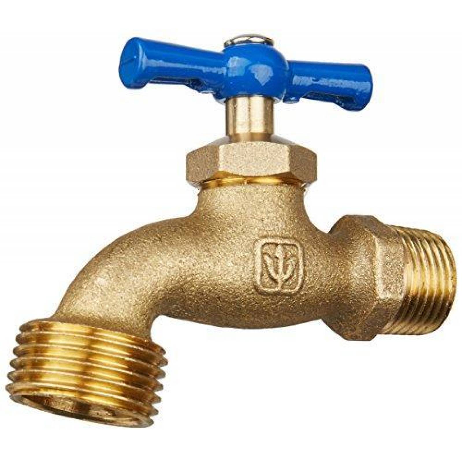 Llave para manguera, de latón, 140 gr, entrada 1/2', Foset 49082