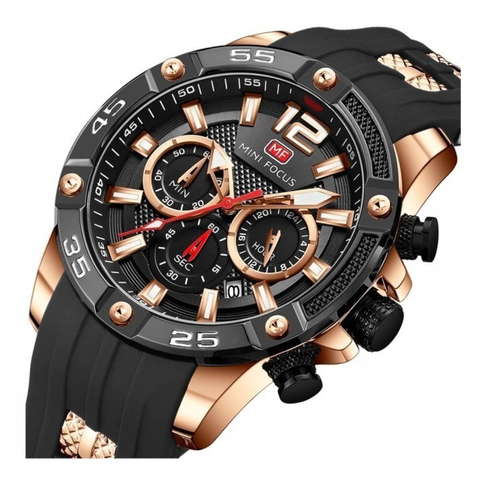 Reloj Para Hombre Minifocus Original Con Cronografo 349g Ngo