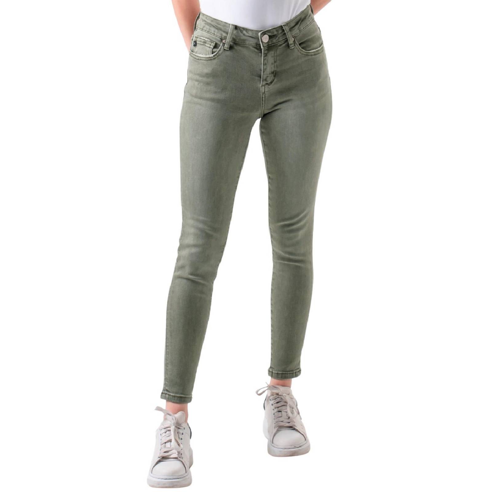 Jeans skinny con strech Balam /Juvenil, 6065 (Verde)