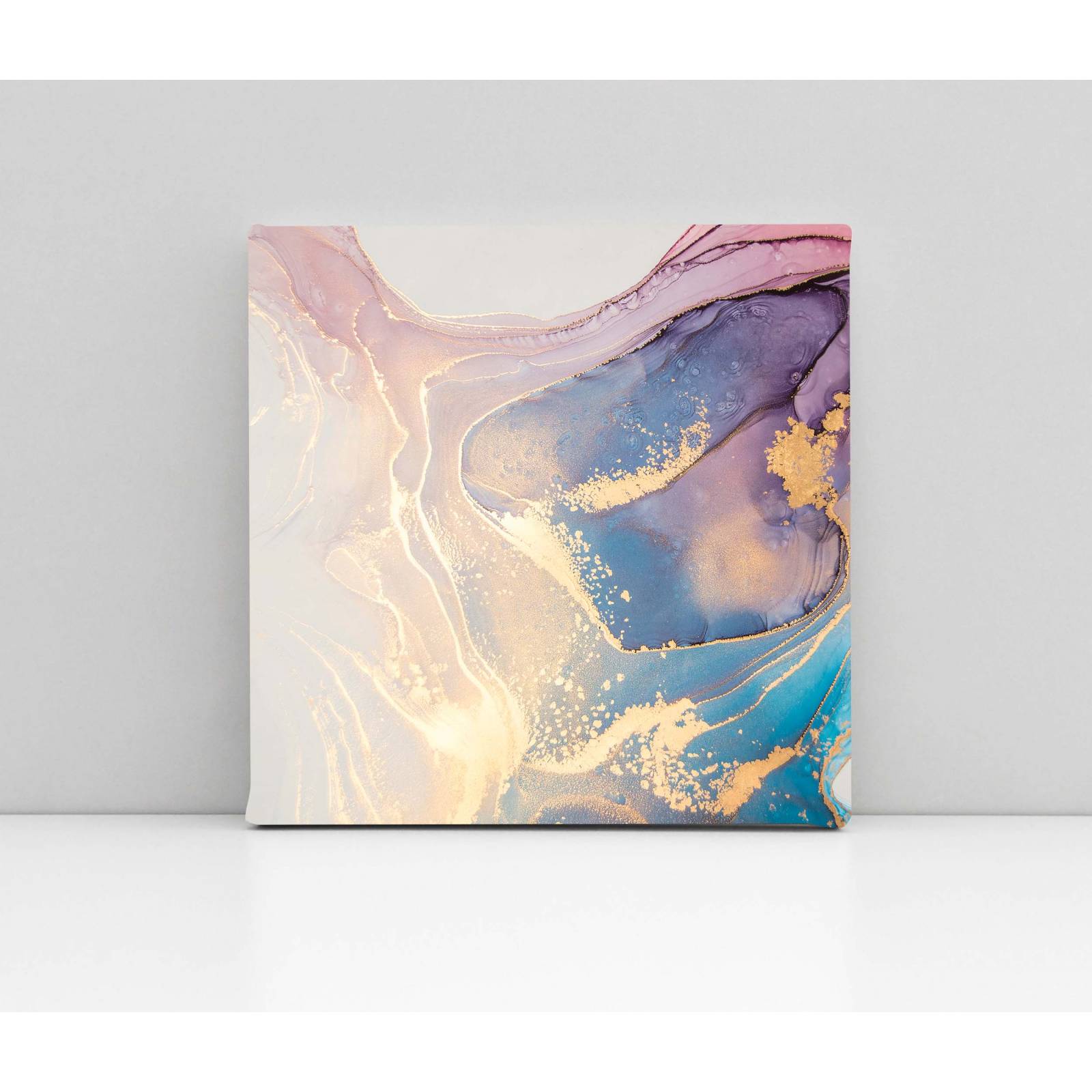Cuadro Decorativo Canvas Abtracto Flujo de Marmol 100x100