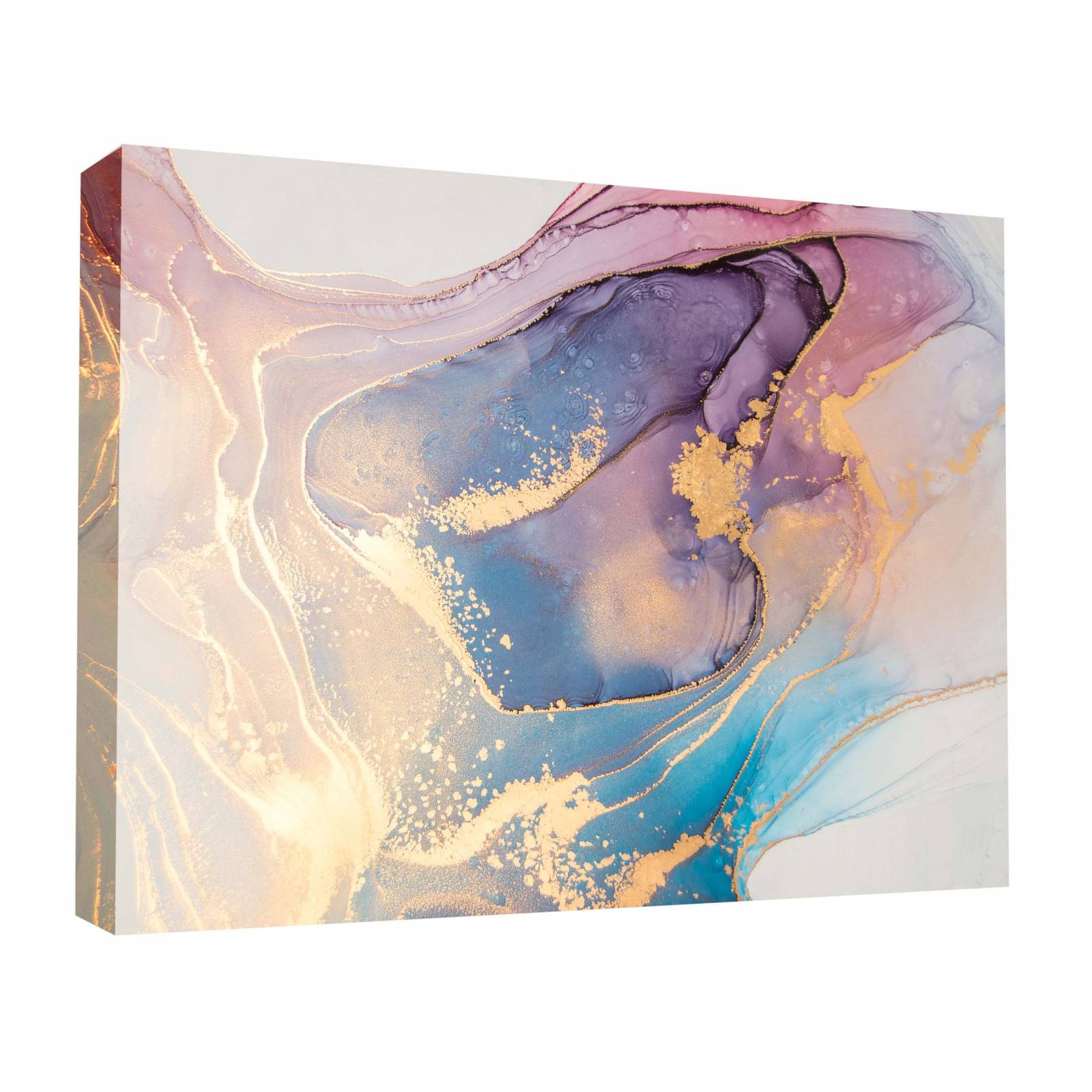 Cuadro Decorativo Canvas Abtracto Flujo de Marmol 105x70