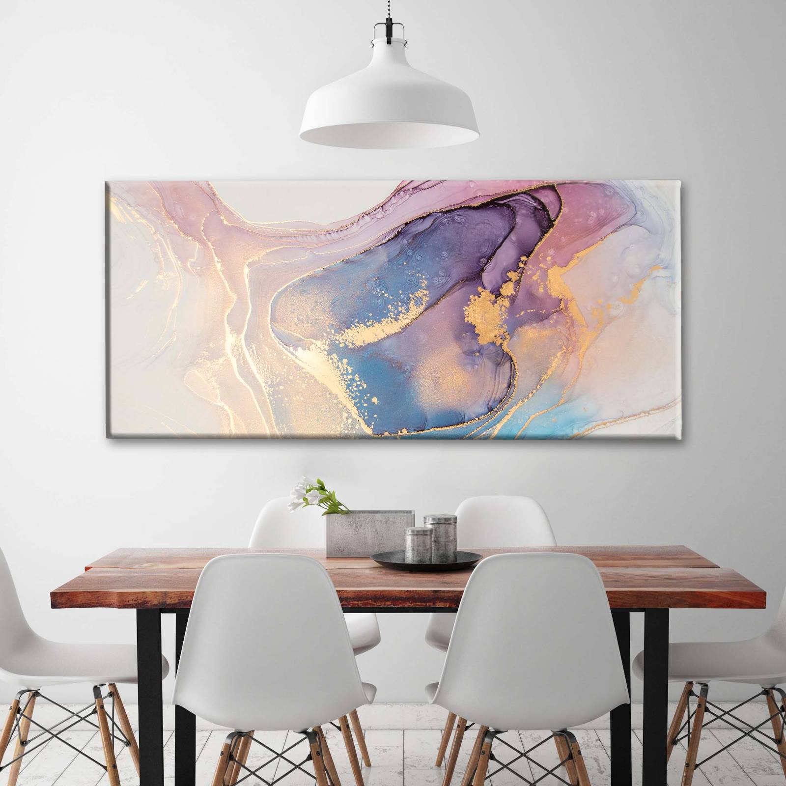 Cuadro Decorativo Canvas Abtracto Flujo de Marmol 120x60