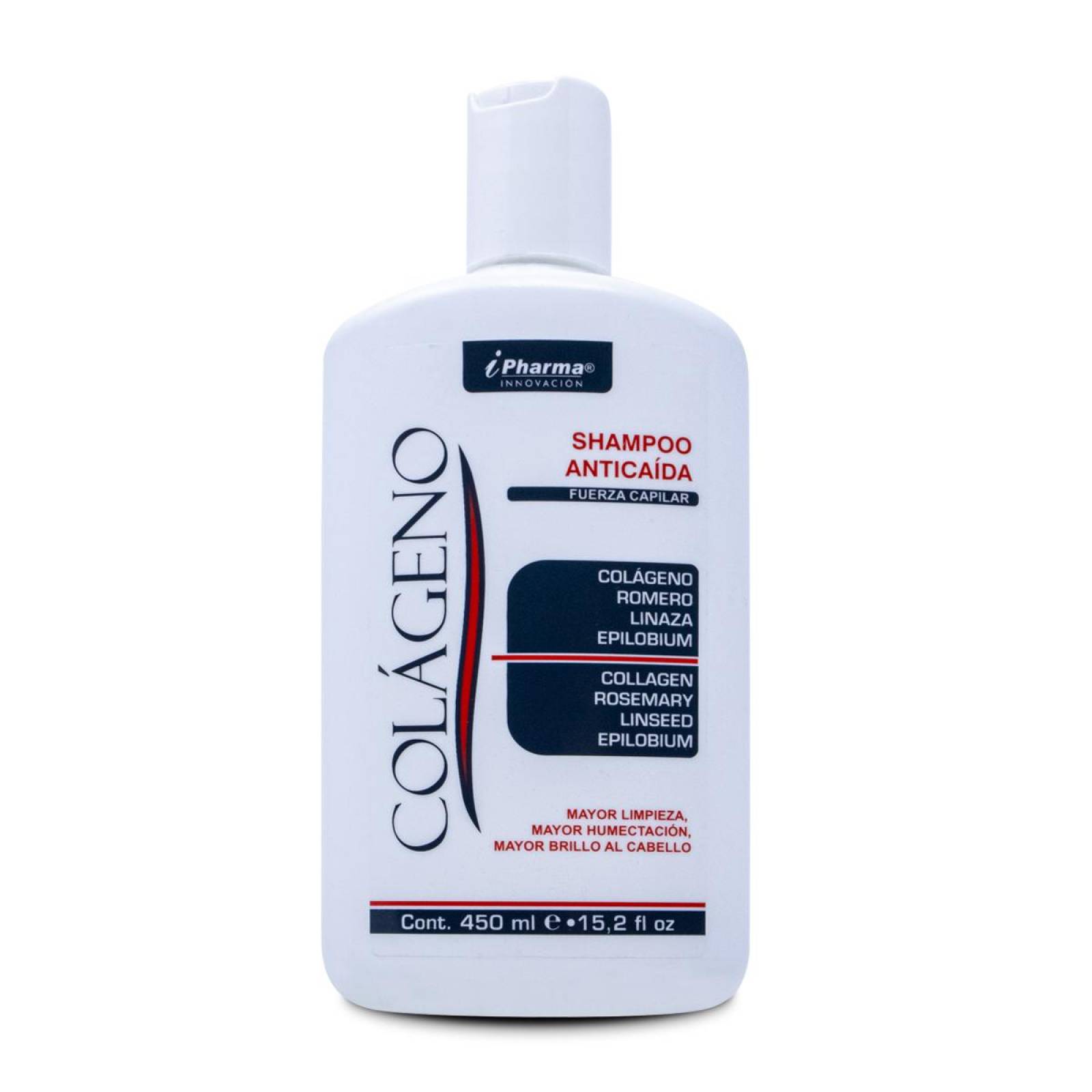 Shampoo Pharma Colageno Shampoo Anticaida Frasco Con 450 Ml