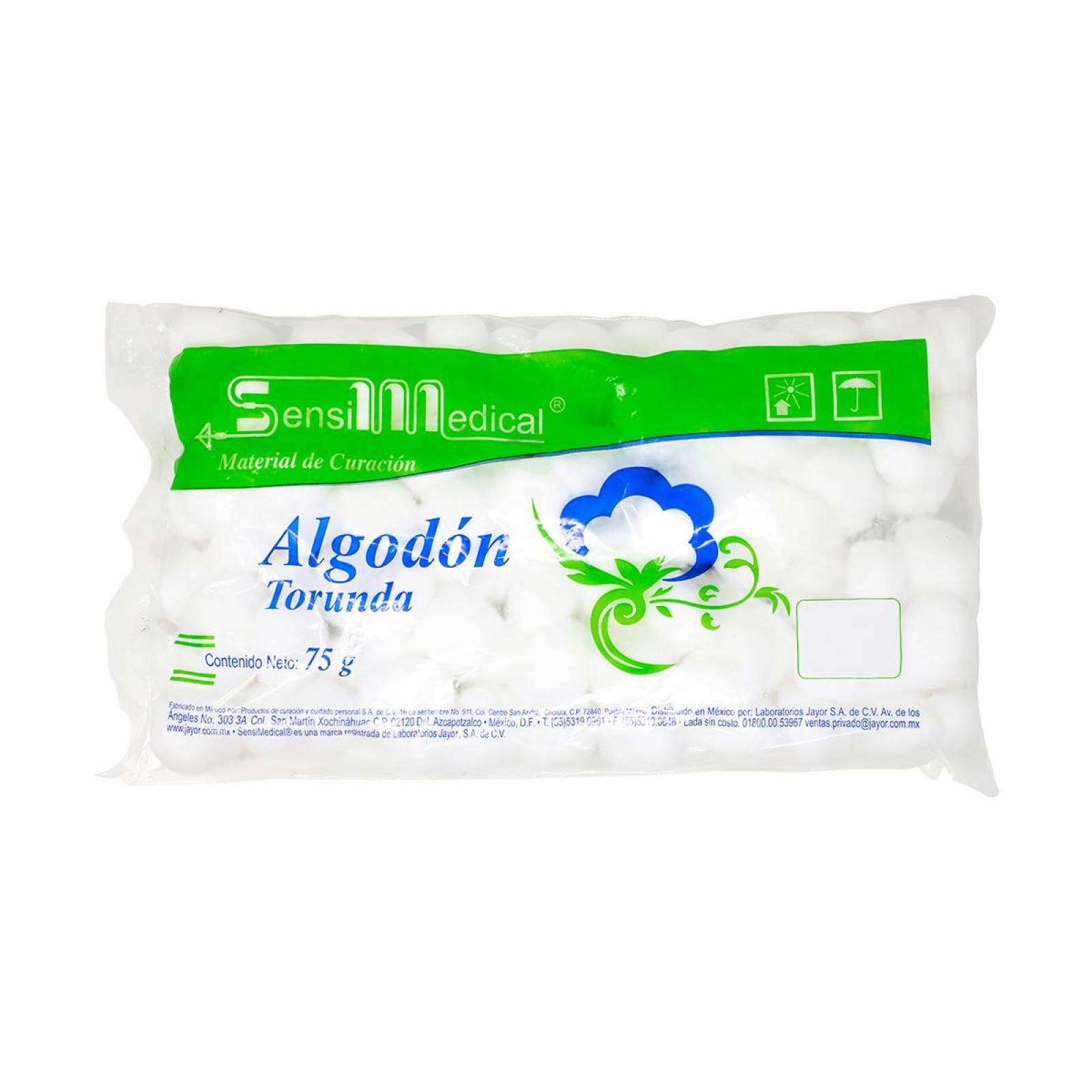 Algodon Torundas 75 G, Sensilmedical
