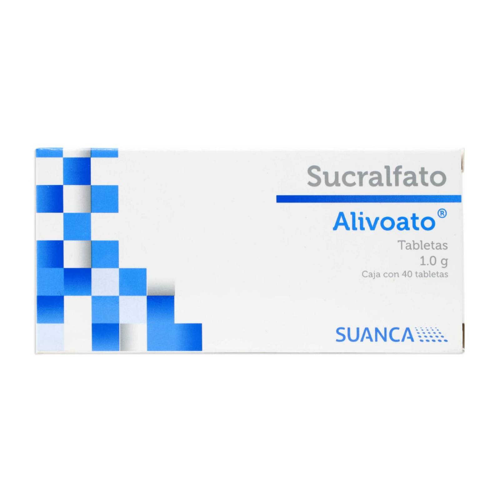 Sucralfato Suanca Alivoato Caja Con 40 Tabletad 1gr