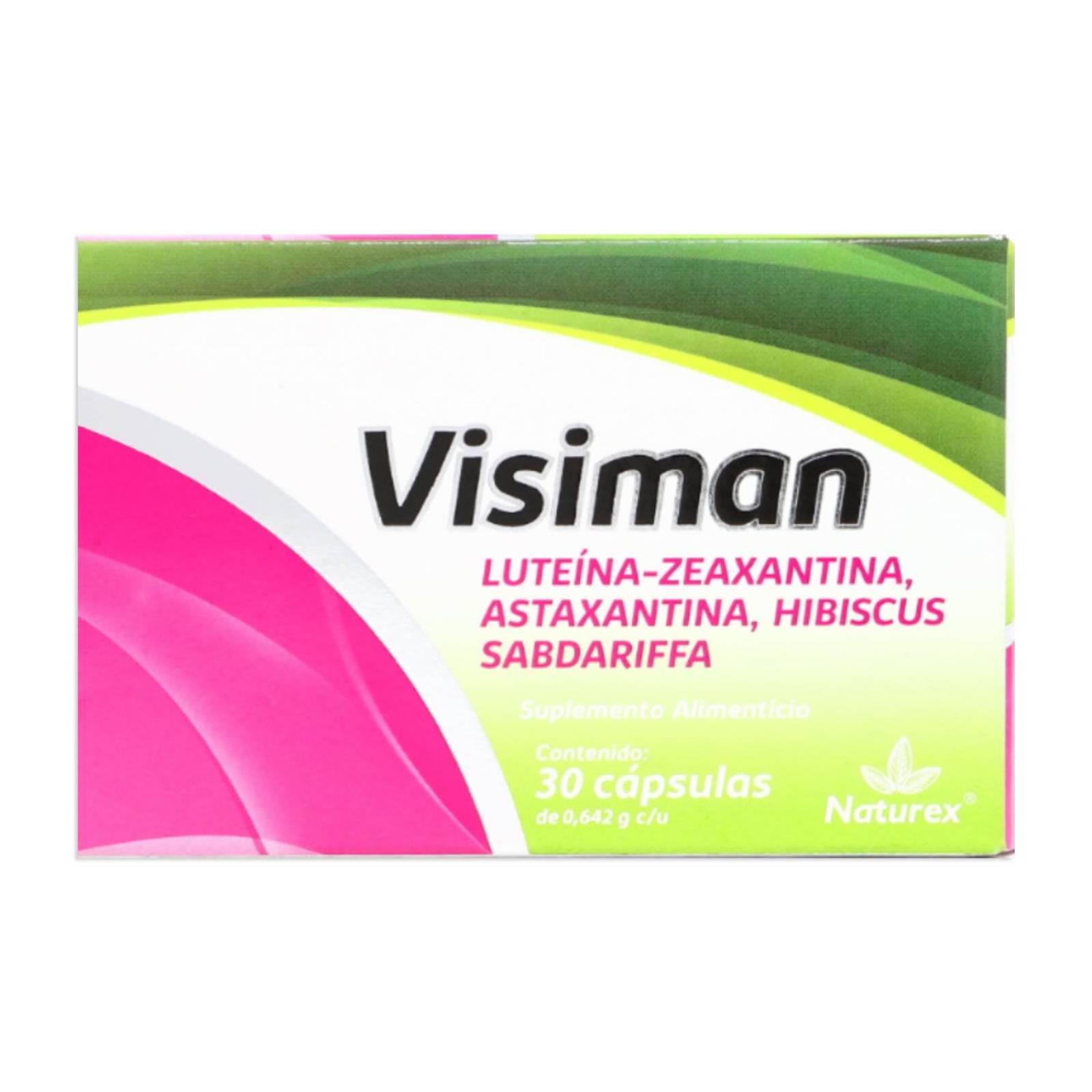 Suplemento Alimenticio Naturex Visman 30 Capsulas de 0.642 G C/U