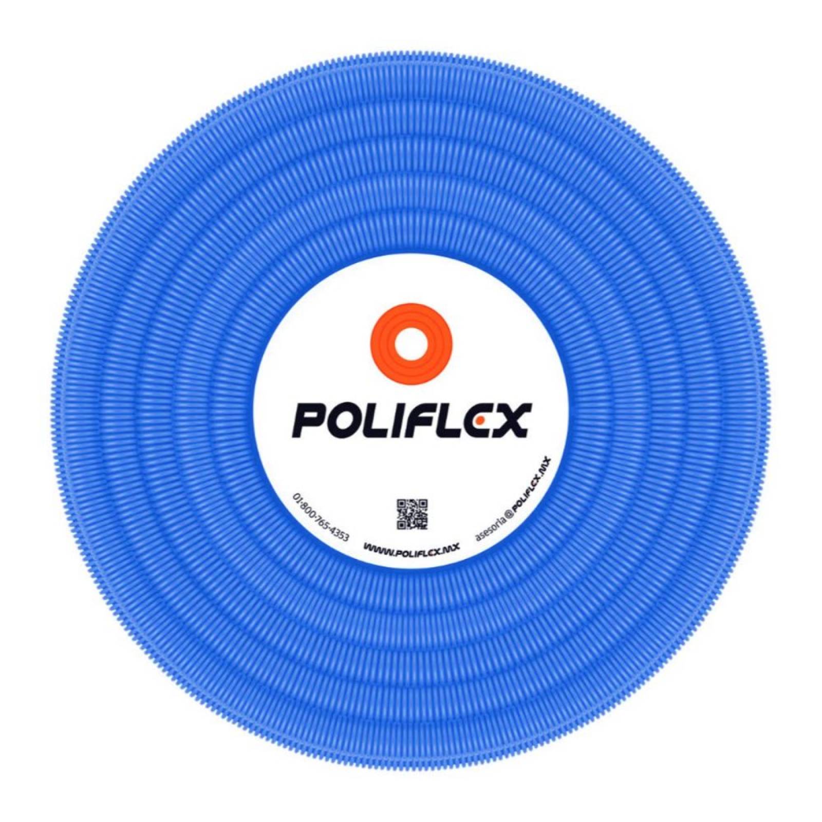 Poliflex Azul De 3/4 Rollo 50 Metros Con Guía (flex-021)