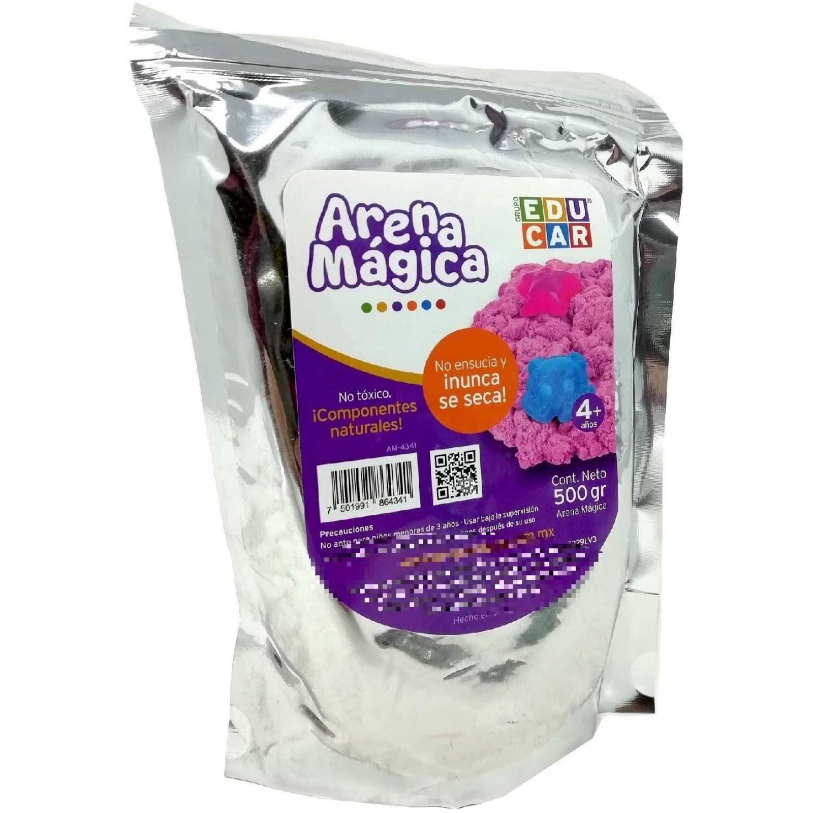 Arena Magica Moldeable 500 Grs Rosa