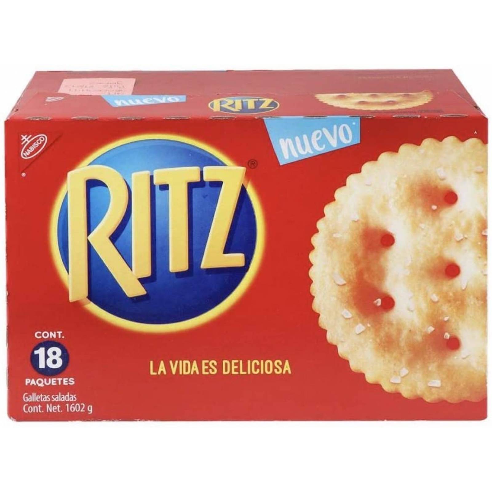 GALLETAS RITZ SALADAS CAJA GRANDE DE 1.602 KILOGRAMOS CON 18 ROLLOS ...