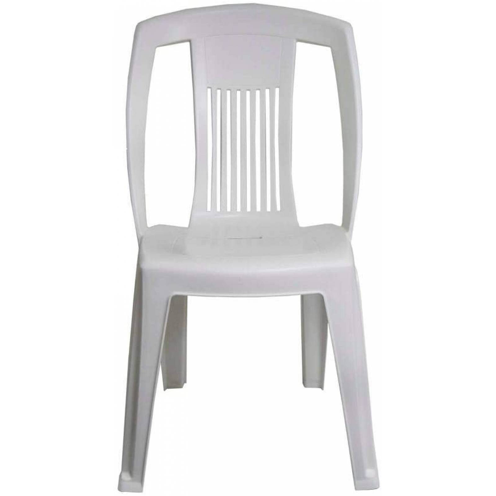 Silla de Plástico para Jardín Duna Bistro Blanca