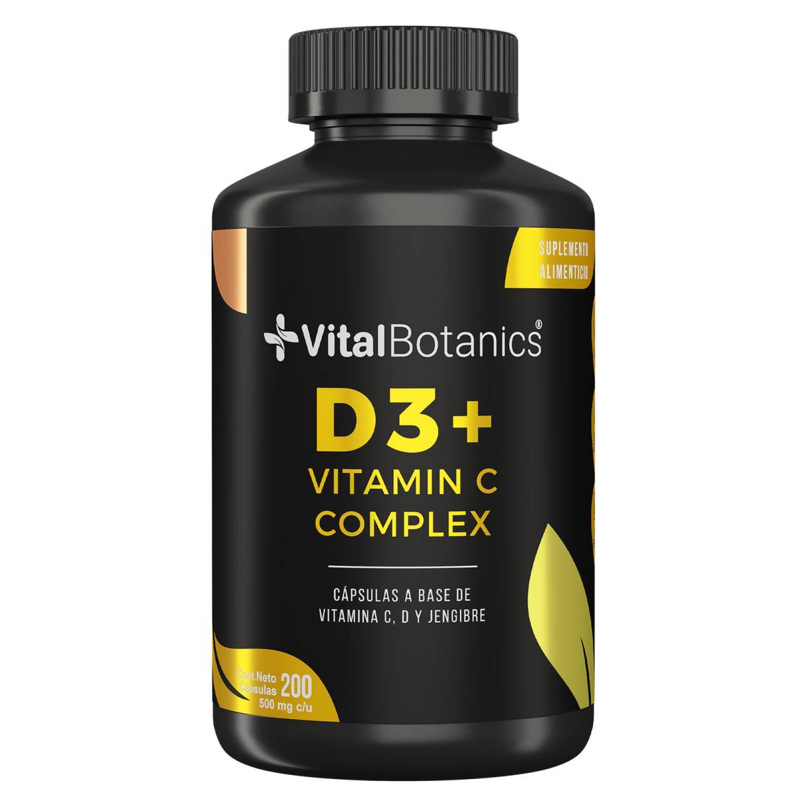 D3+ Vitamin C Complex 200 Caps Vitalbotanics