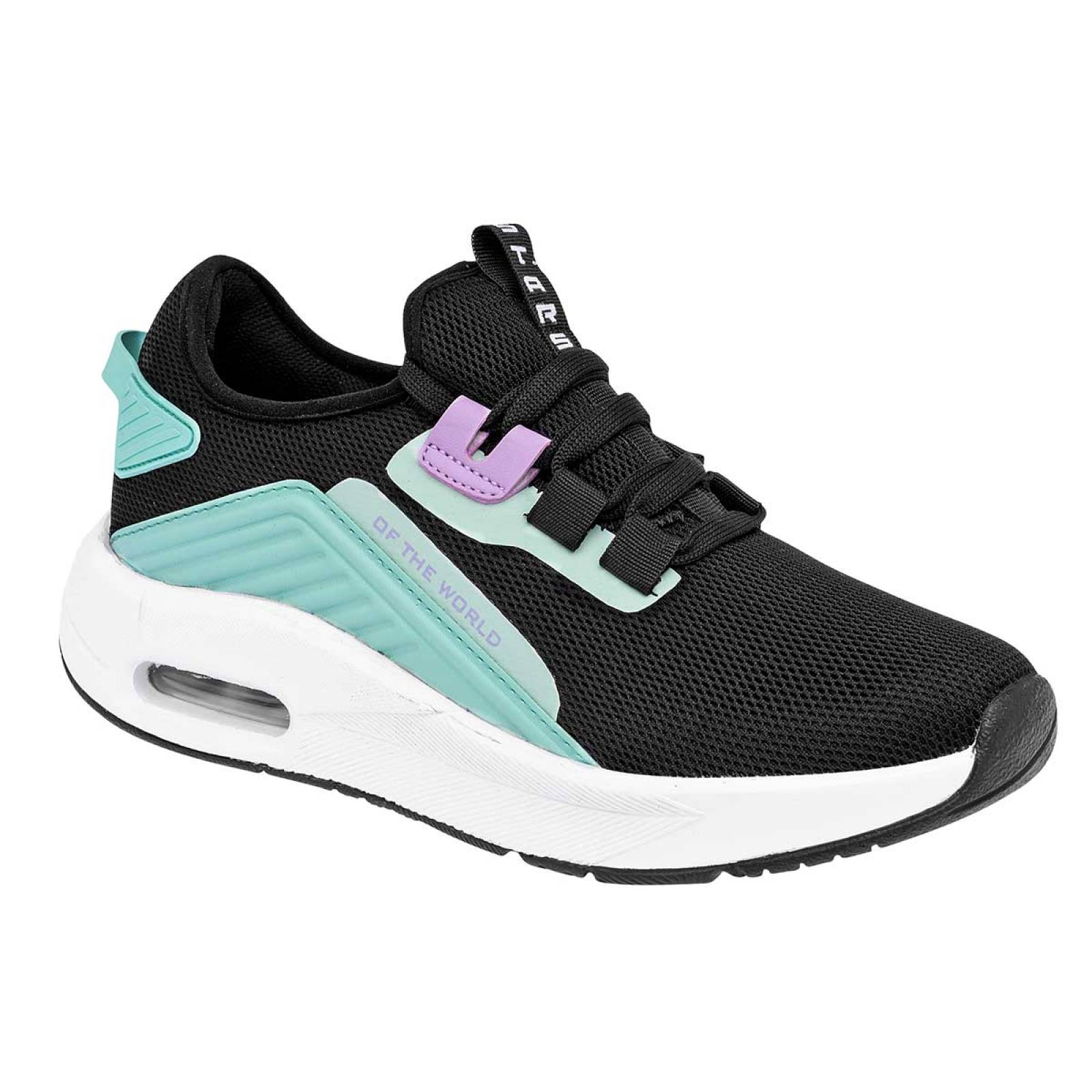 TENIS de Stars of the world Para Mujer en Negro 99461 T4
