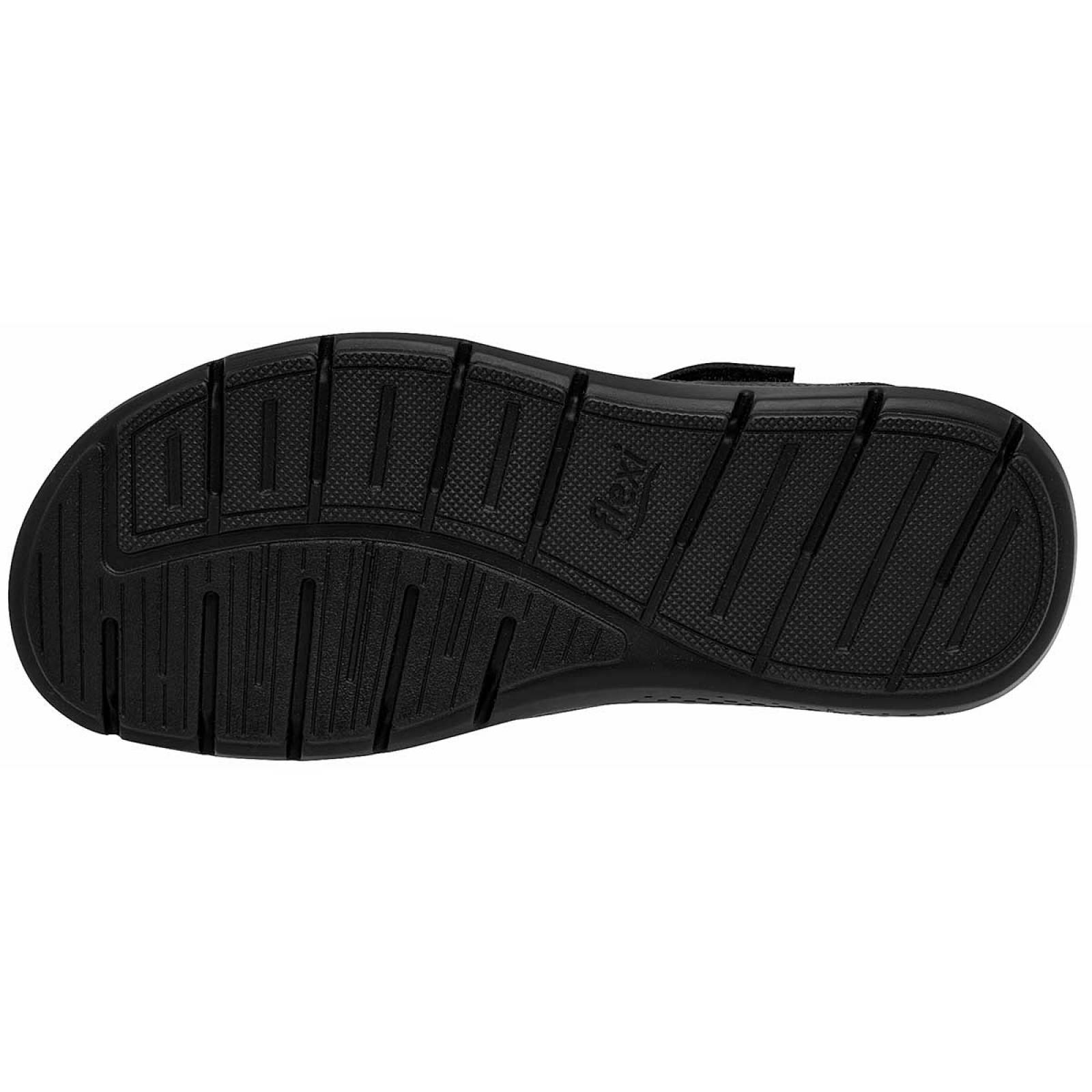 SANDALIA CERRADA de Flexi Para Hombre en Negro 400015 T6