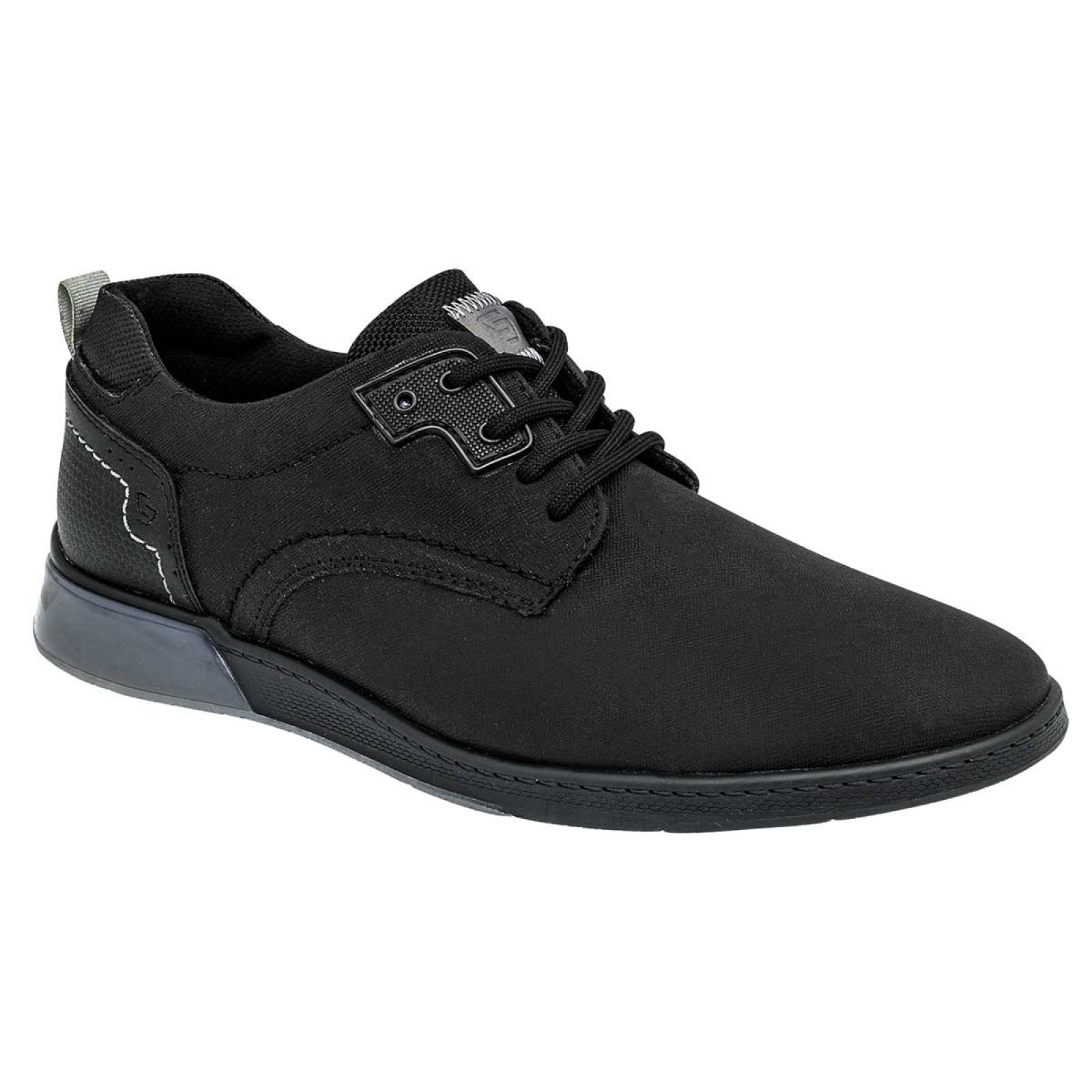 ZAPATO CASUAL de Negro total Para Hombre en Negro 7450 T6