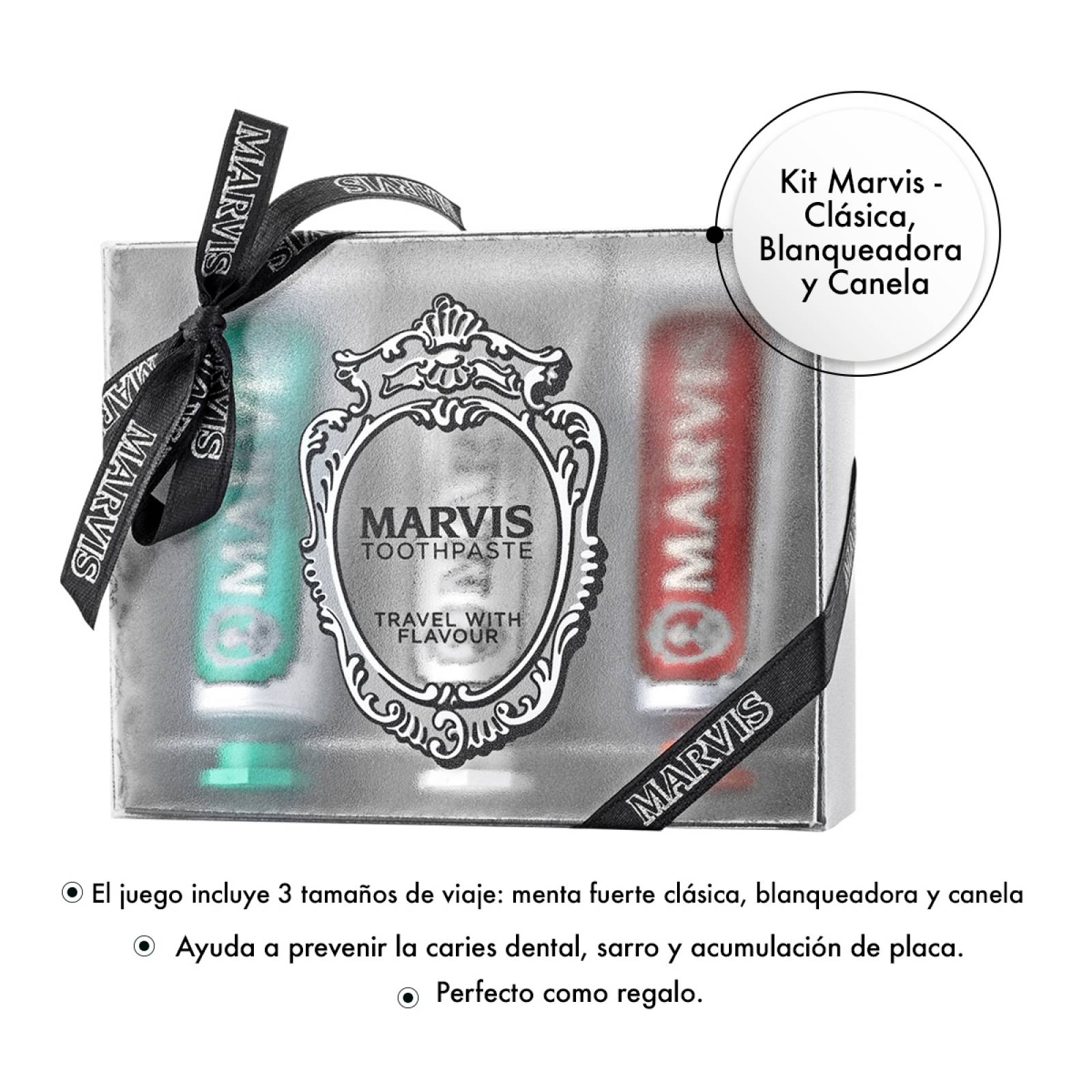 Marvis Kit Clasico 3 Pz 25 ml