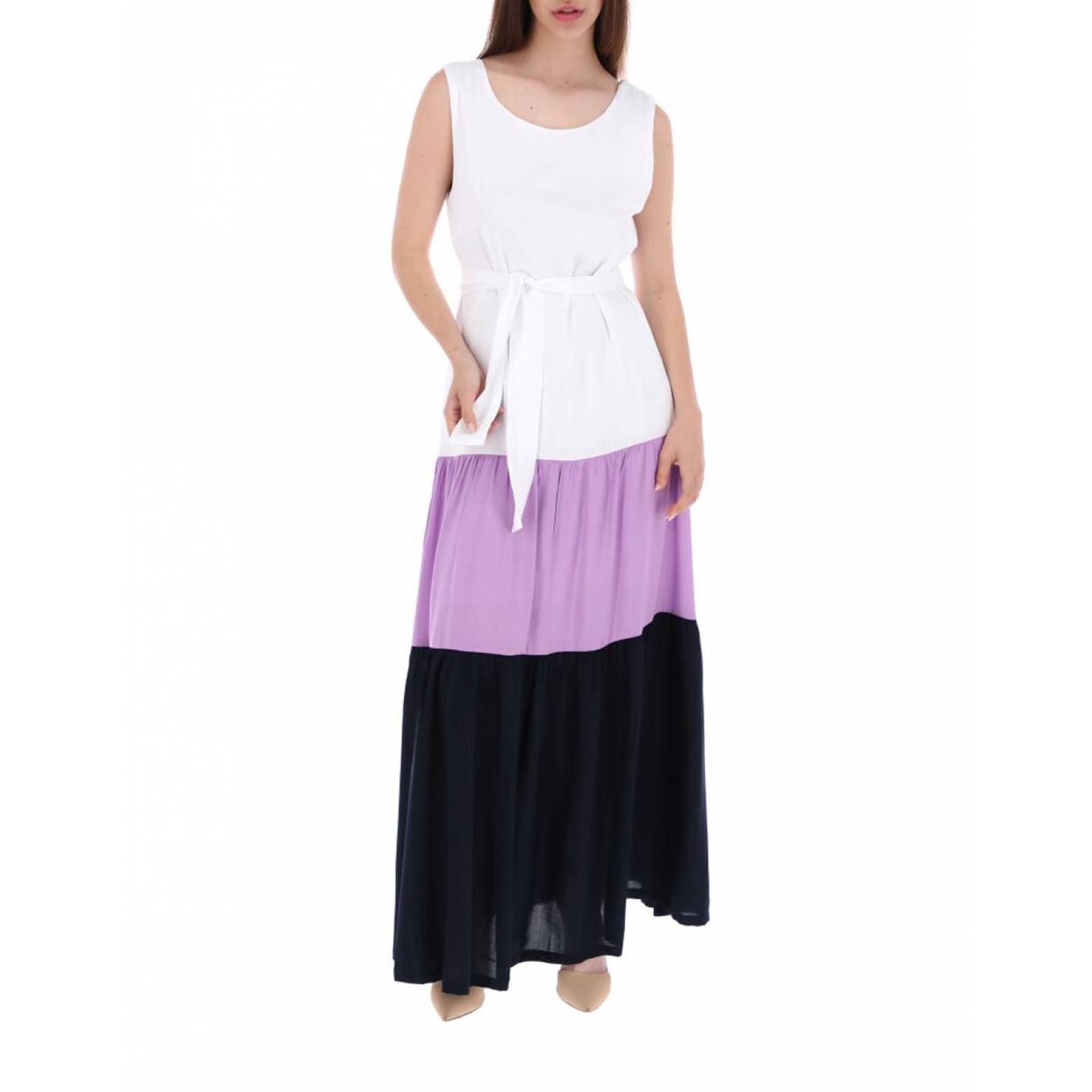 Vestido bloques de color AMAD para mujer