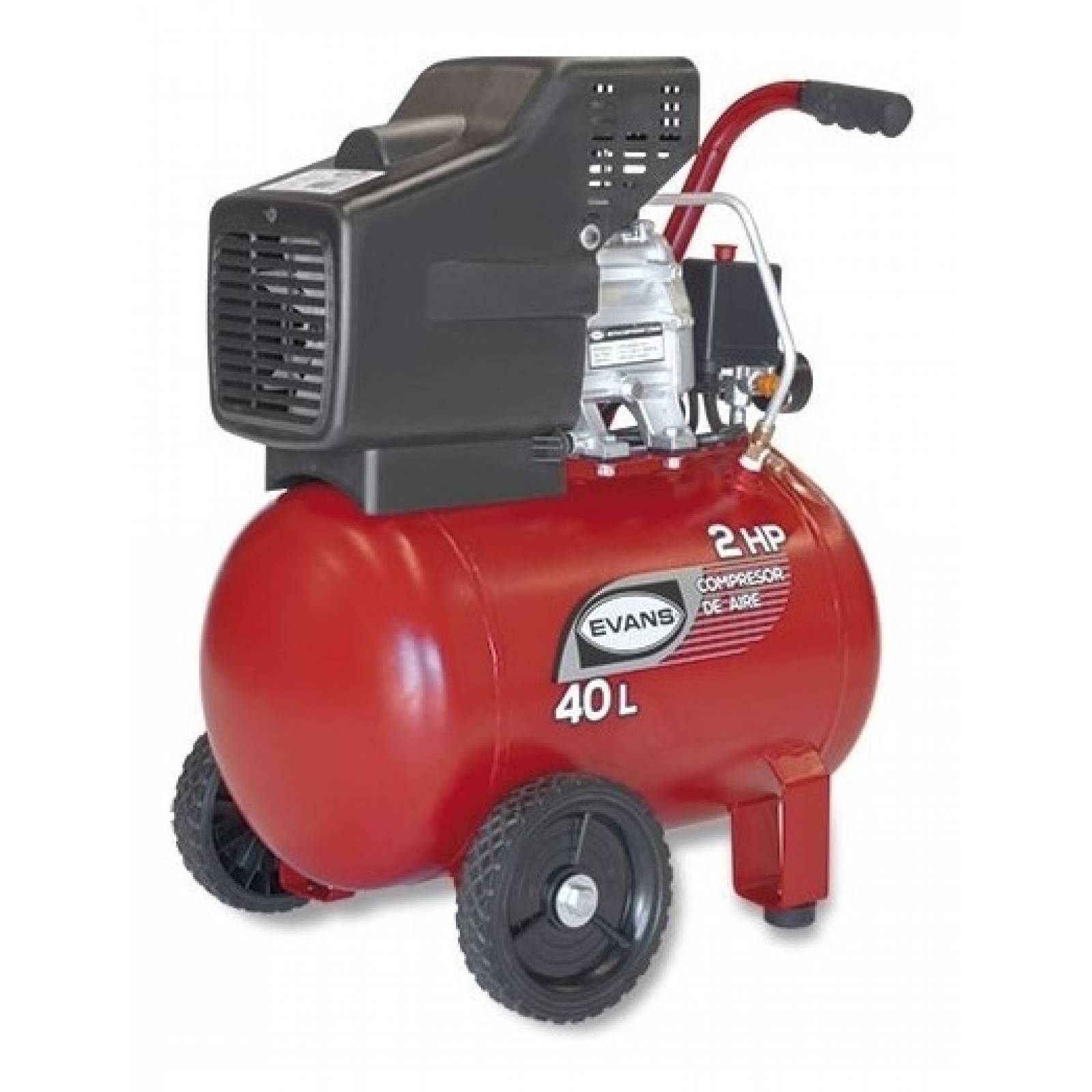 Compresor Coaxial Marca Evans De 2hp Tanque De 40lts A 110v
