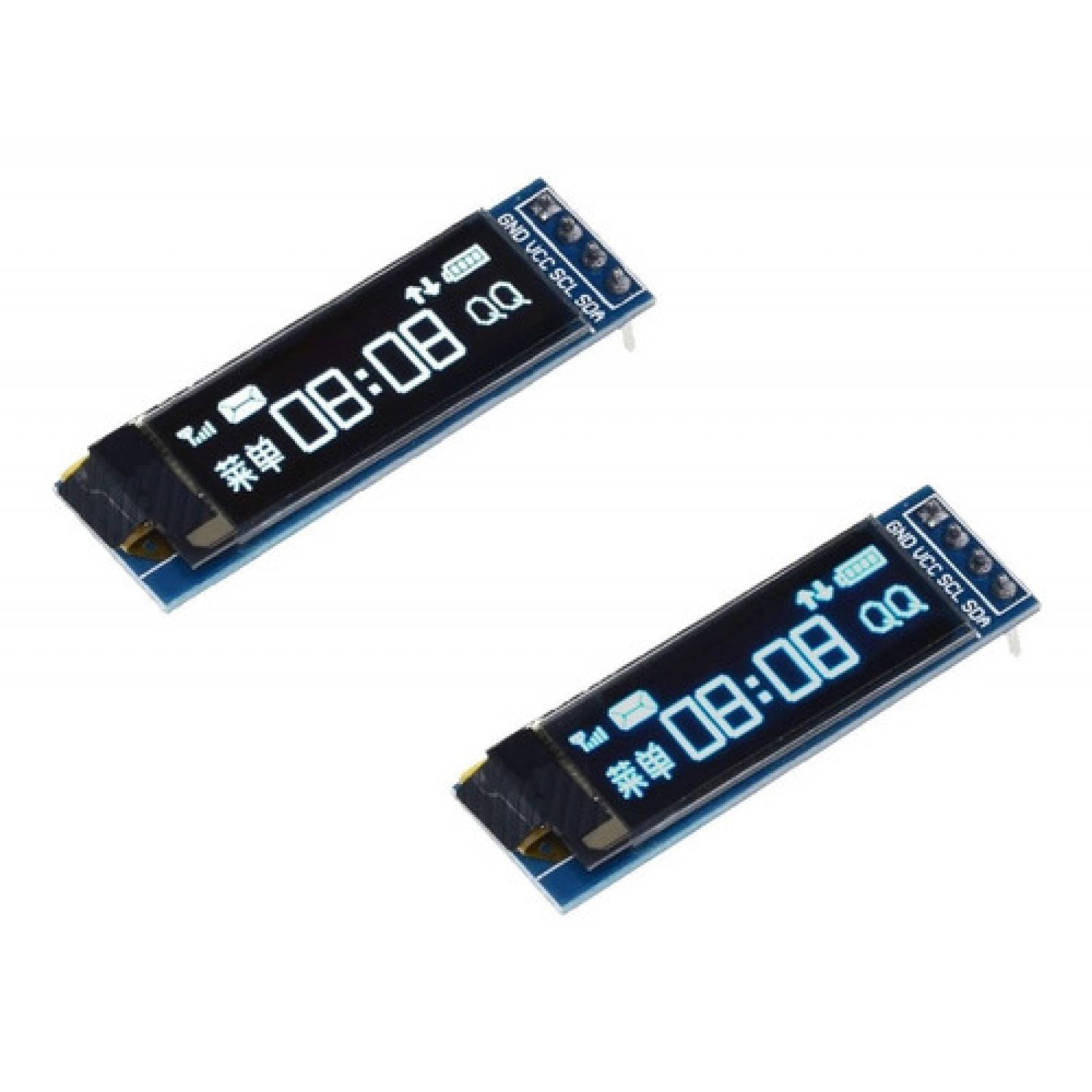 Display Pantalla Oled 128x32 0.91'' Pic I2c Blanco