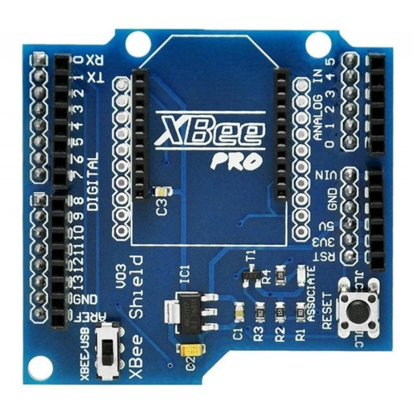 Shield Xbee Pro Base Zigbee Bluetooth Inalambrico