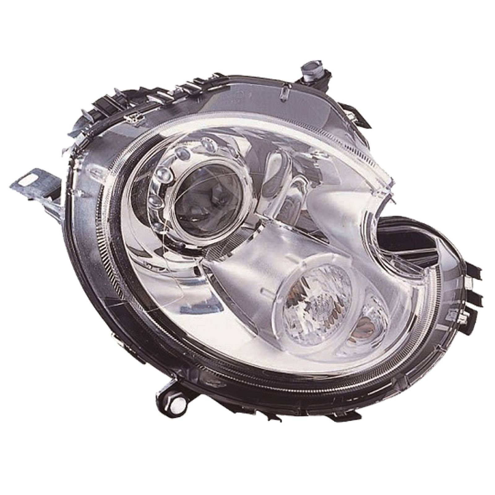 faro mini cooper 2007-2012 1/4 blanco ( tyc ) lado derecho=copiloto