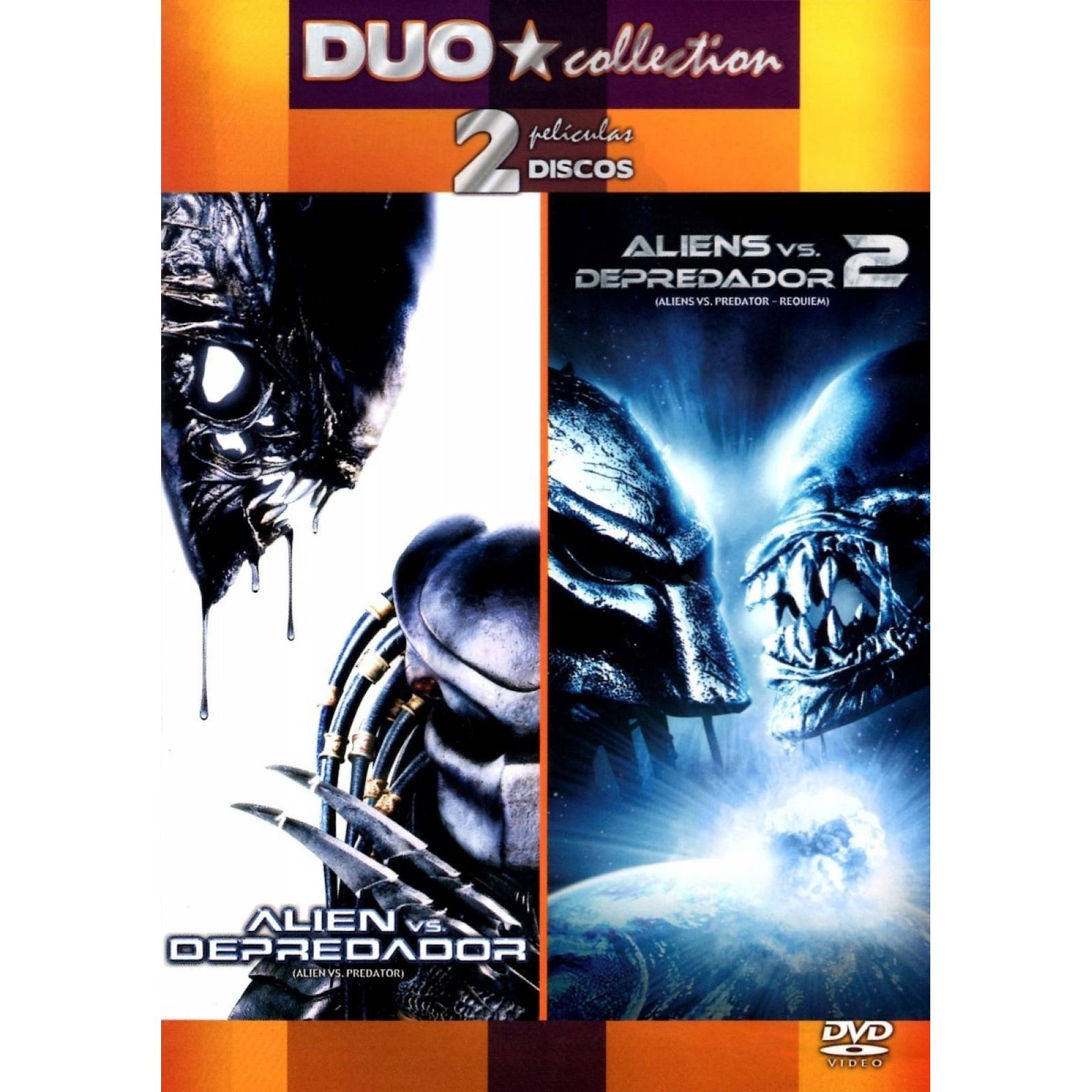 Alien Vs Depredador Paquete Peliculas 1 Uno Y 2 Dos Dvd
