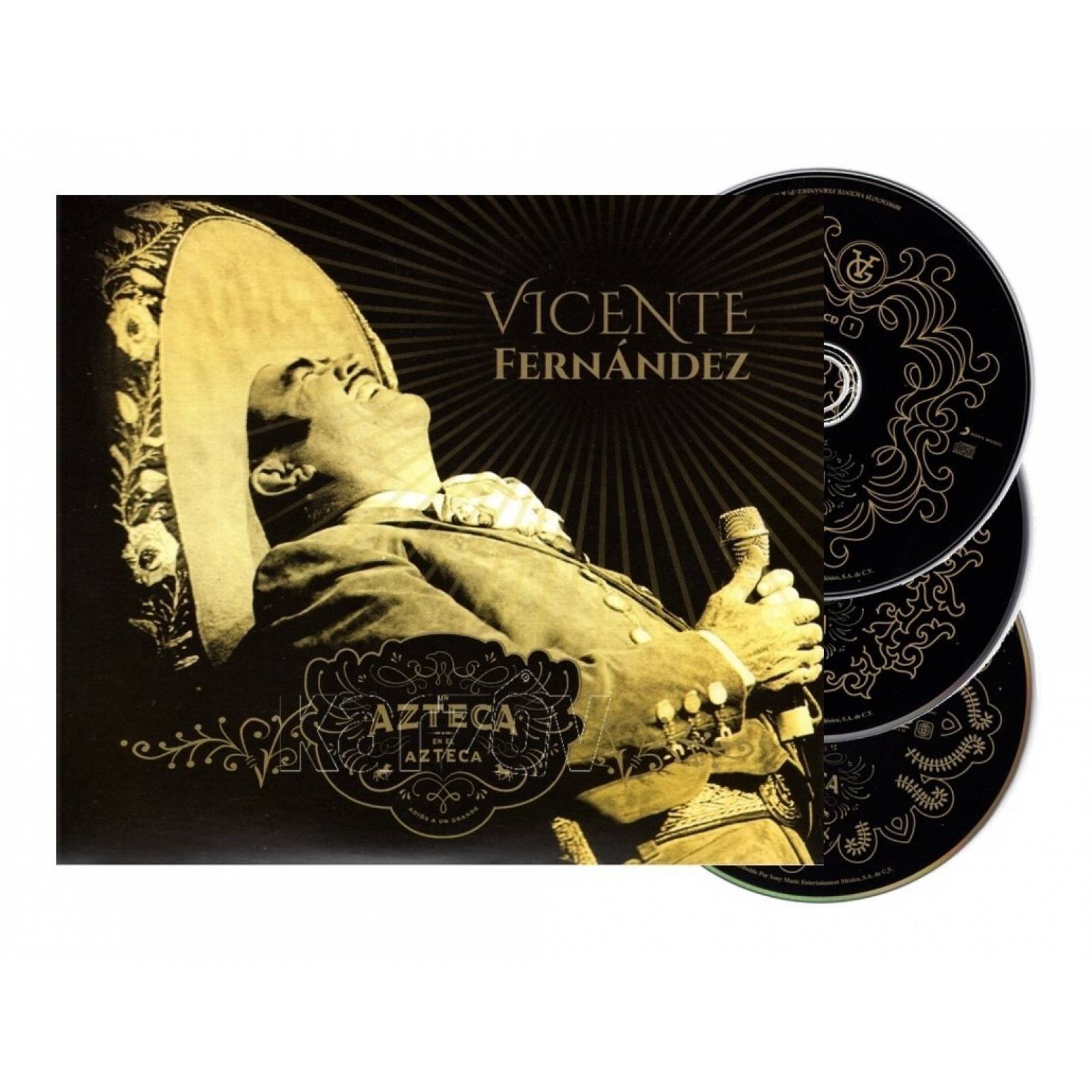 Un Azteca En El Azteca - Vicente Fernandez - 2 Cd + Dvd
