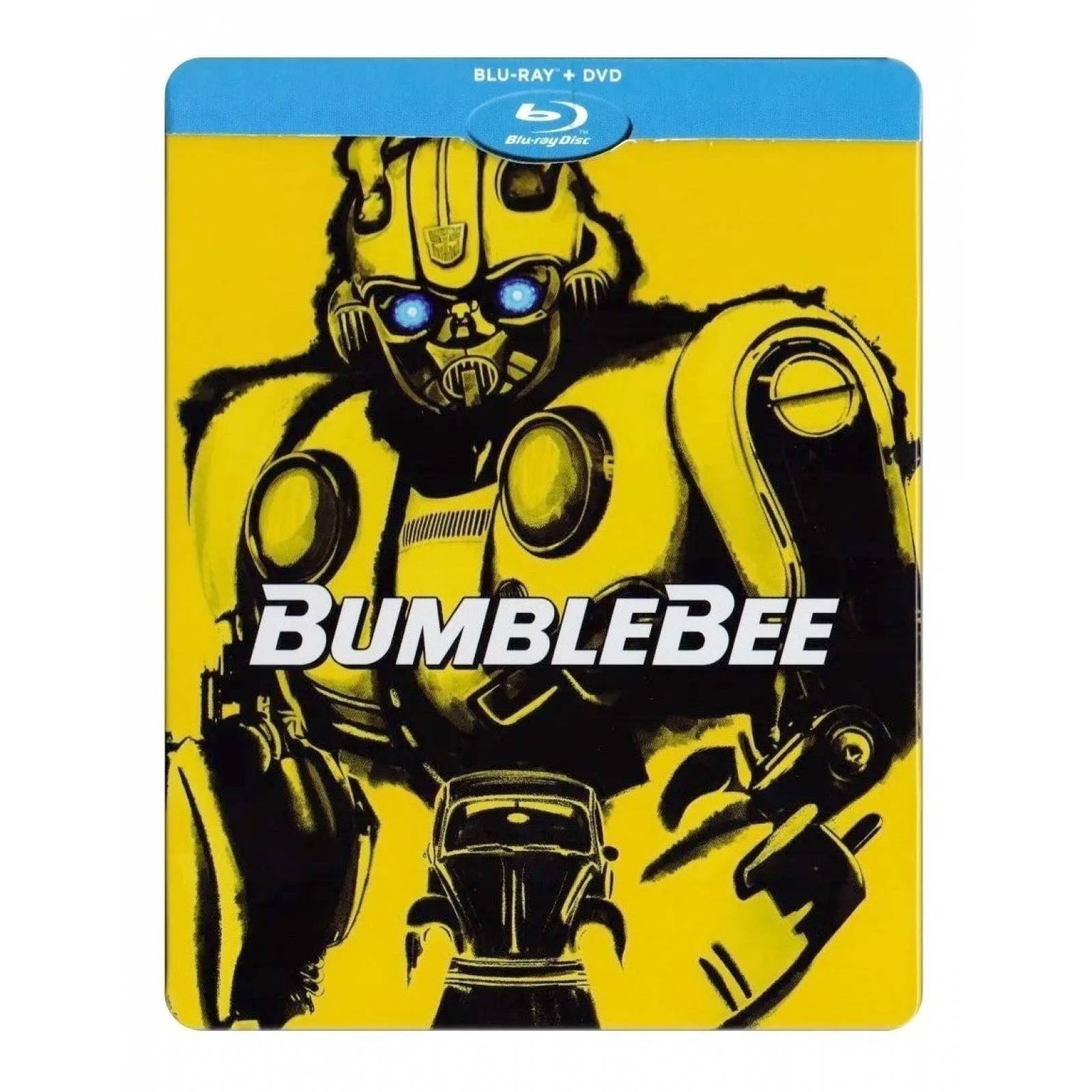Bumblebee Steelbook Transformers Pelicula Blu-ray + Dvd