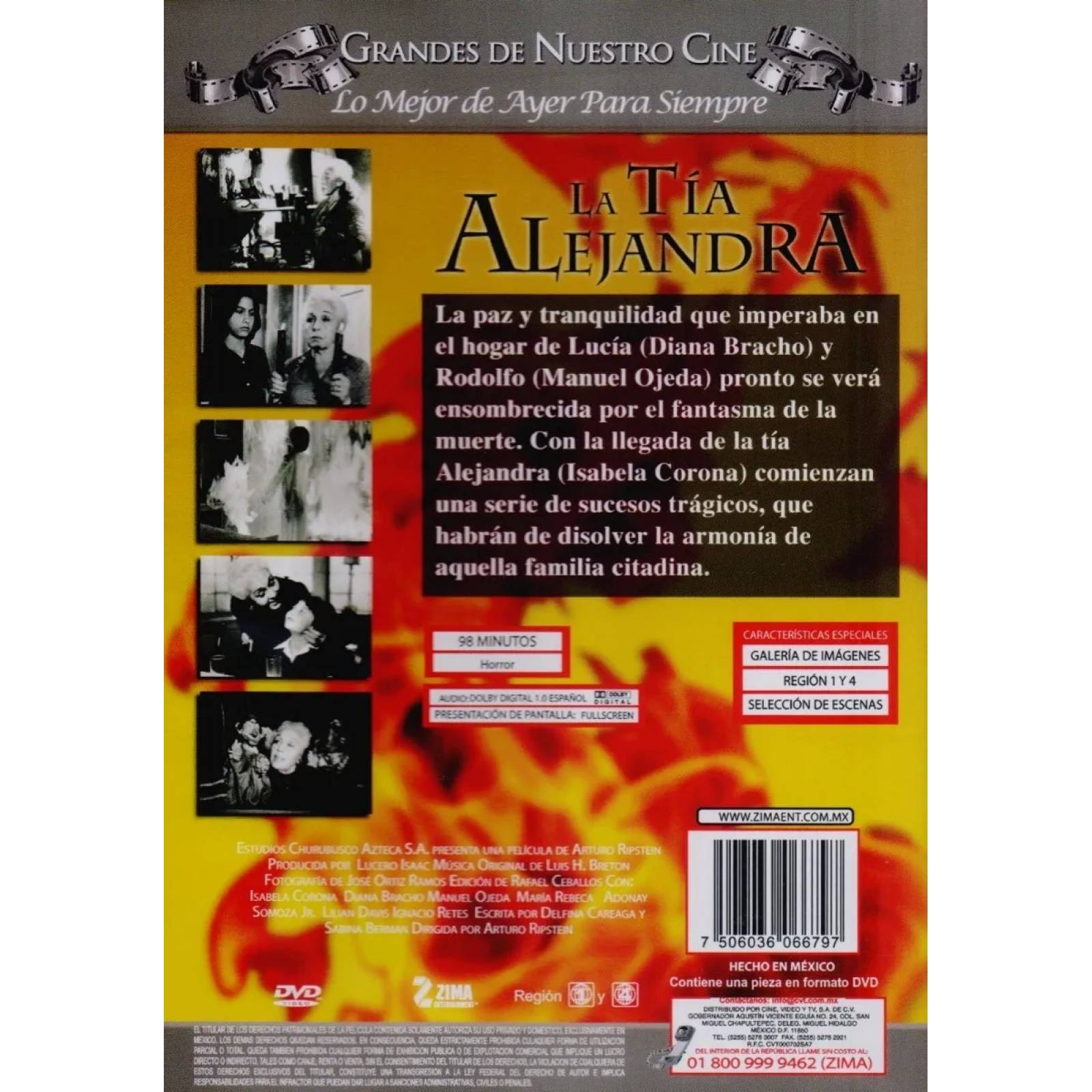 La Tia Alejandra Diana Bracho Pelicula Dvd