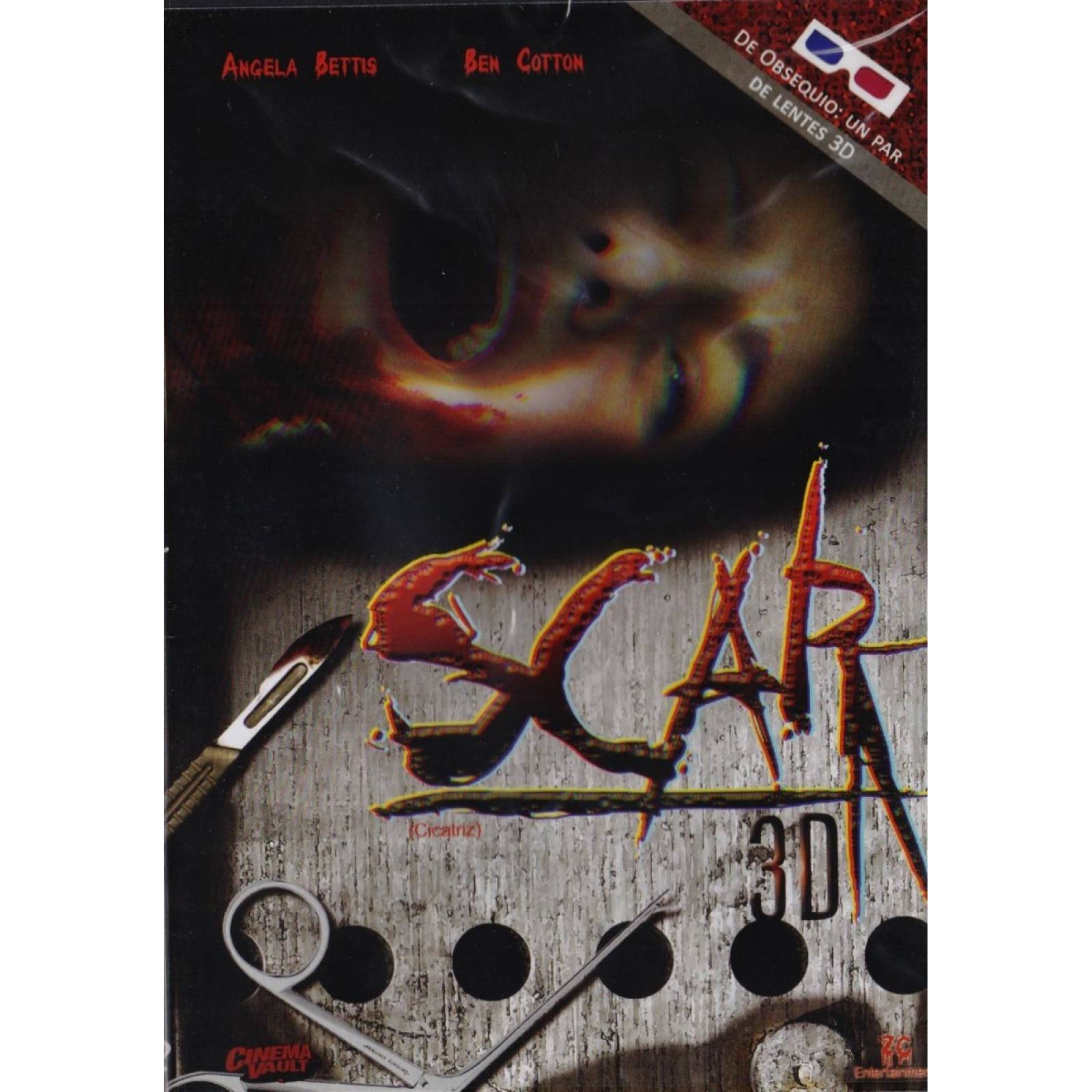 Scar 3d Cicatriz Angela Bettis Pelicula Dvd