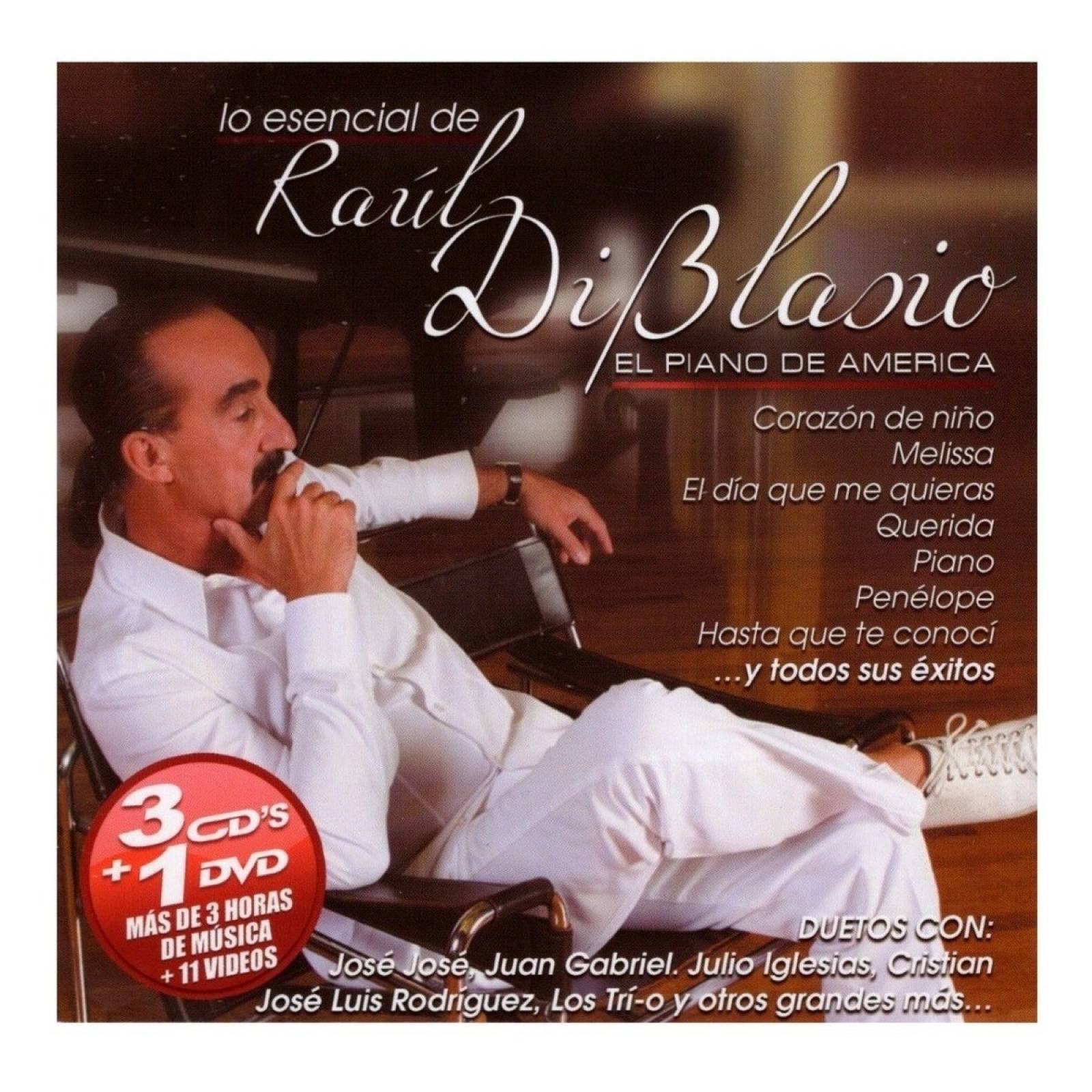 Raul Di Blasio - Lo Esencial De Raul Di Blasio / Box 3 Discos Cd + Dvd