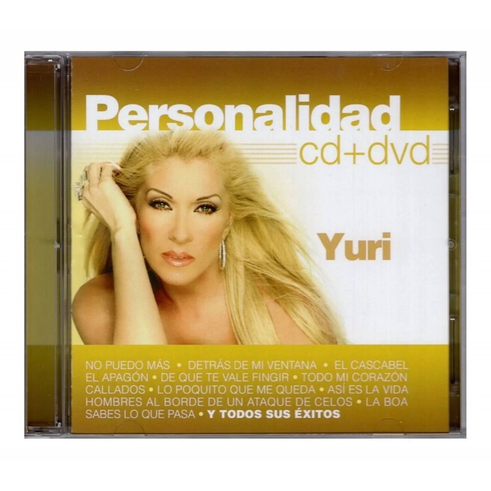 Yuri Personalidad Disco Cd + Dvd.