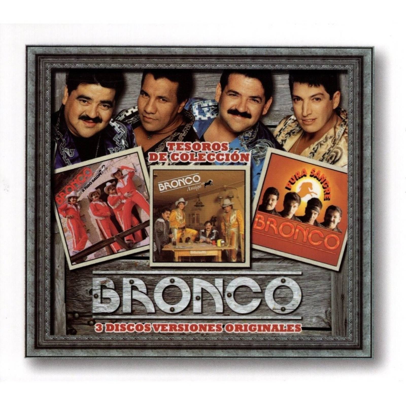 Bronco Tesoros De Coleccion Box 3 Discos Cd