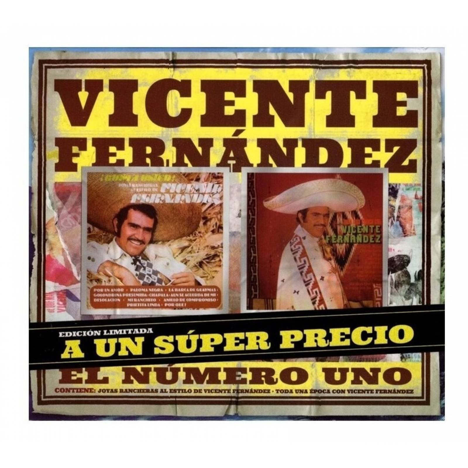 Vicente Fernandez Joyas Rancheras & Toda Una Epoca 2 Cd